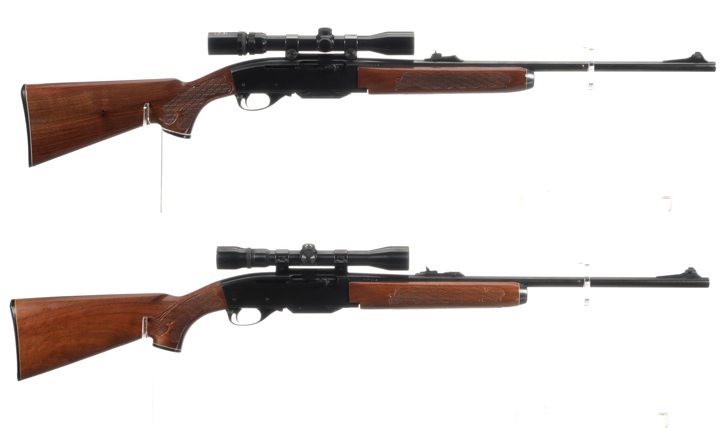 Two Remington Model 742 Woodsmaster Semi-Automatic Rifles | Rock Island ...