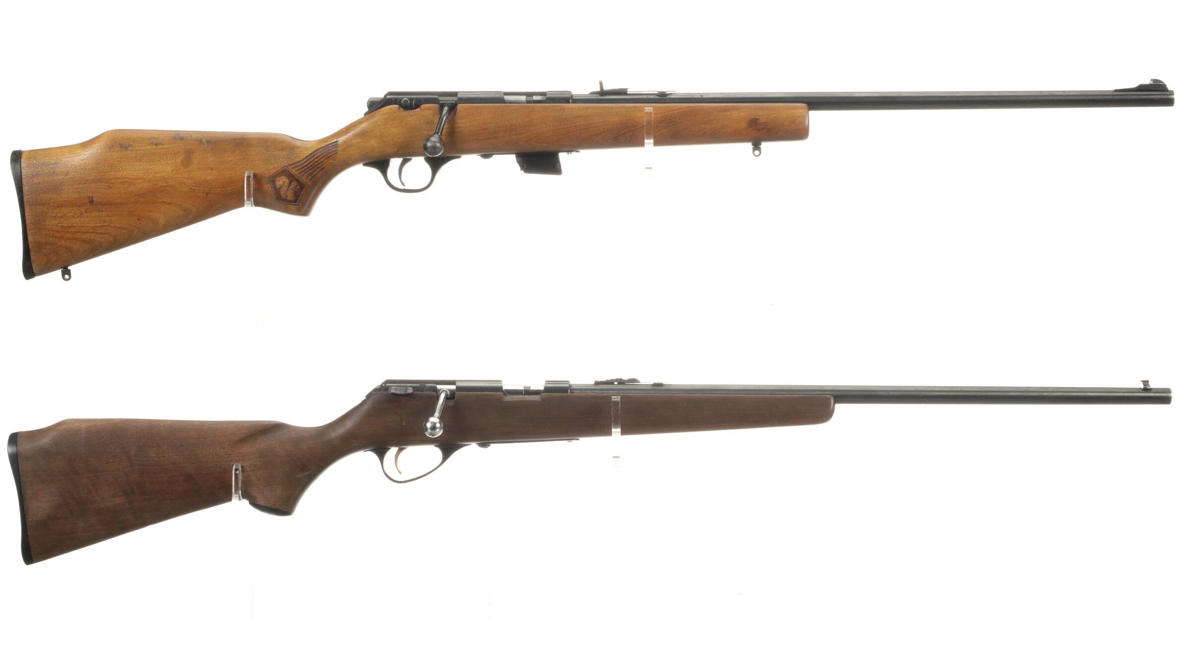 Two Marlin Bolt Action Rifles | Rock Island Auction