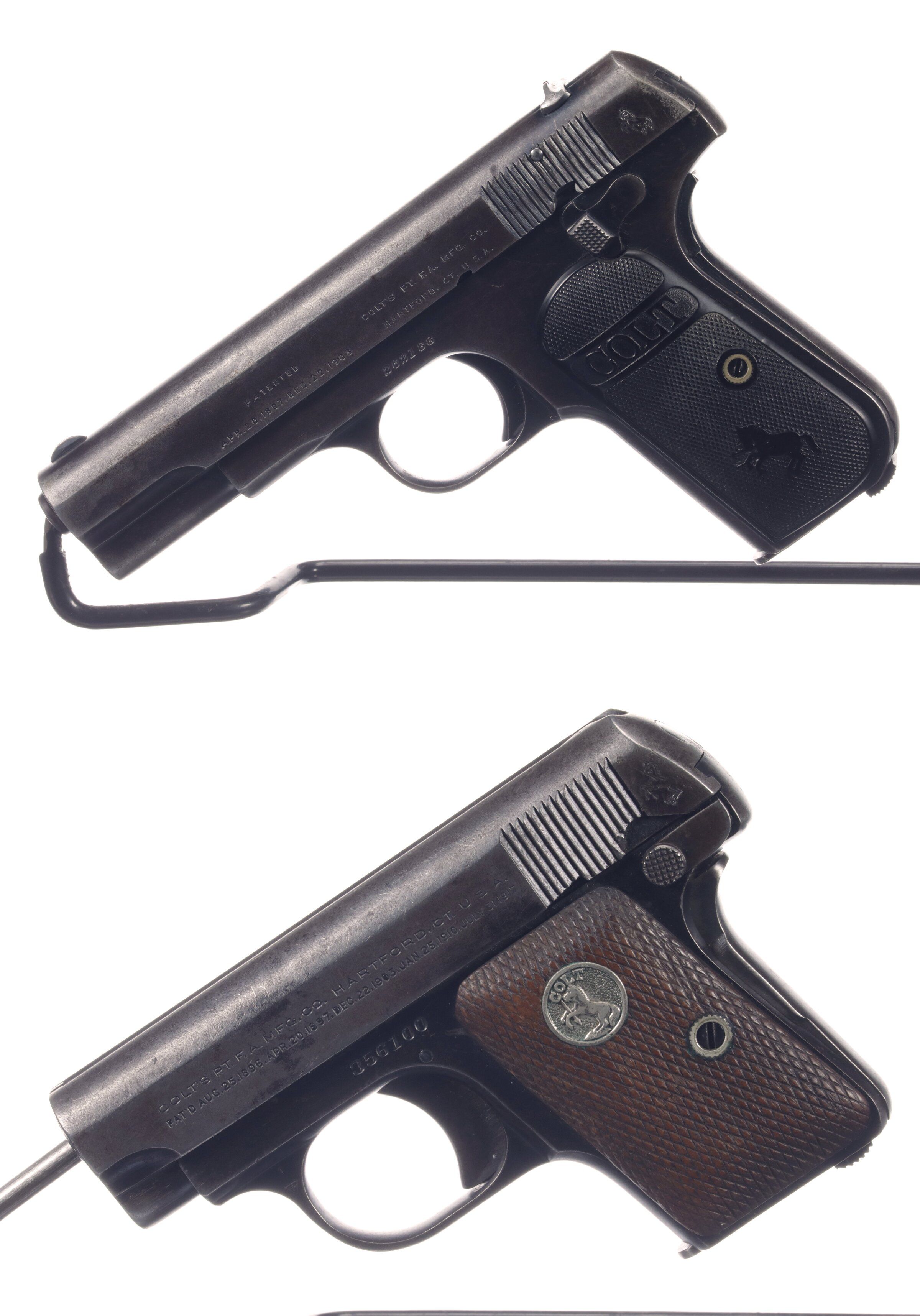 Two Colt Semi-Automatic Pistols | Rock Island Auction