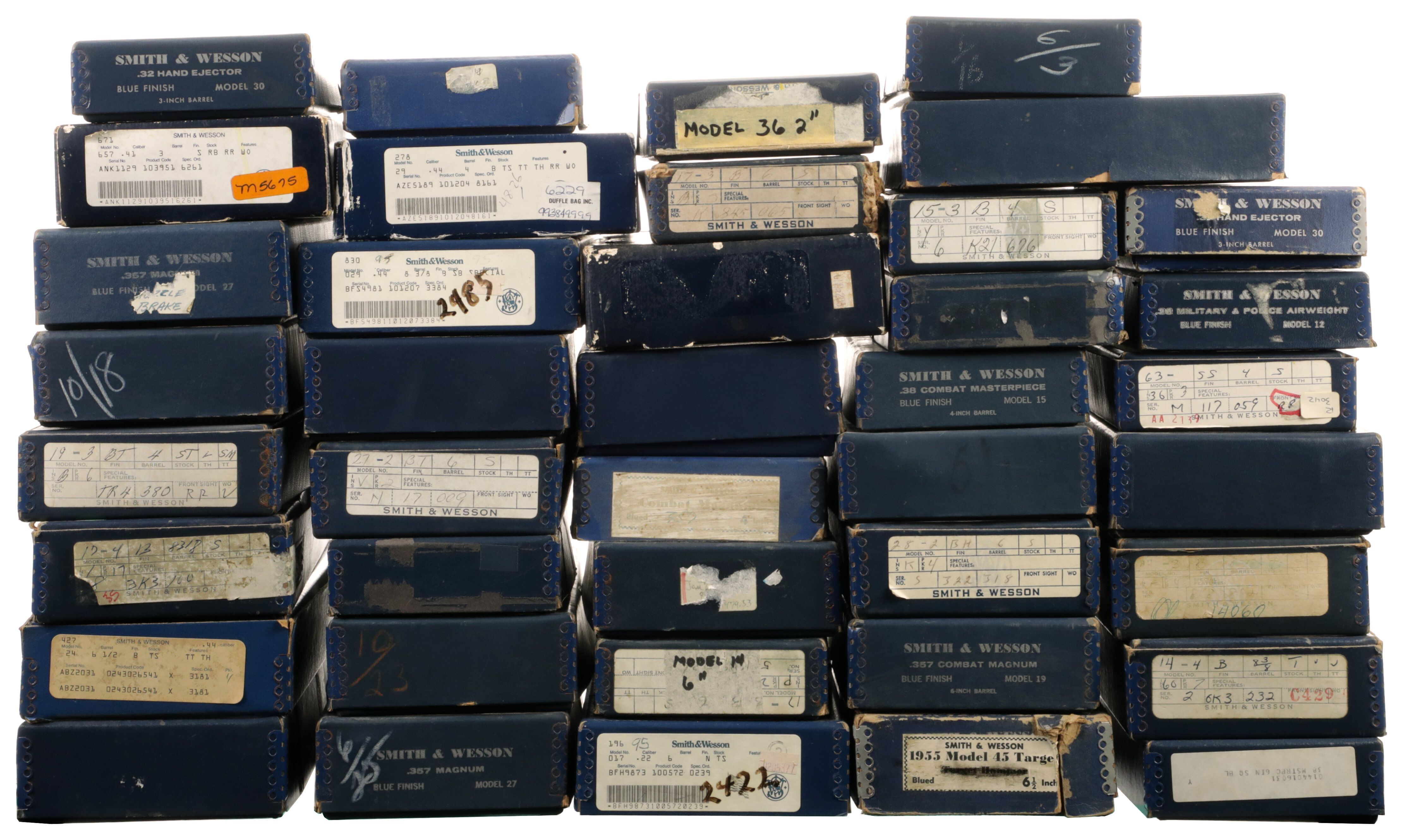 Large Group of Assorted Smith & Wesson Handgun Boxes | Rock Island Auction