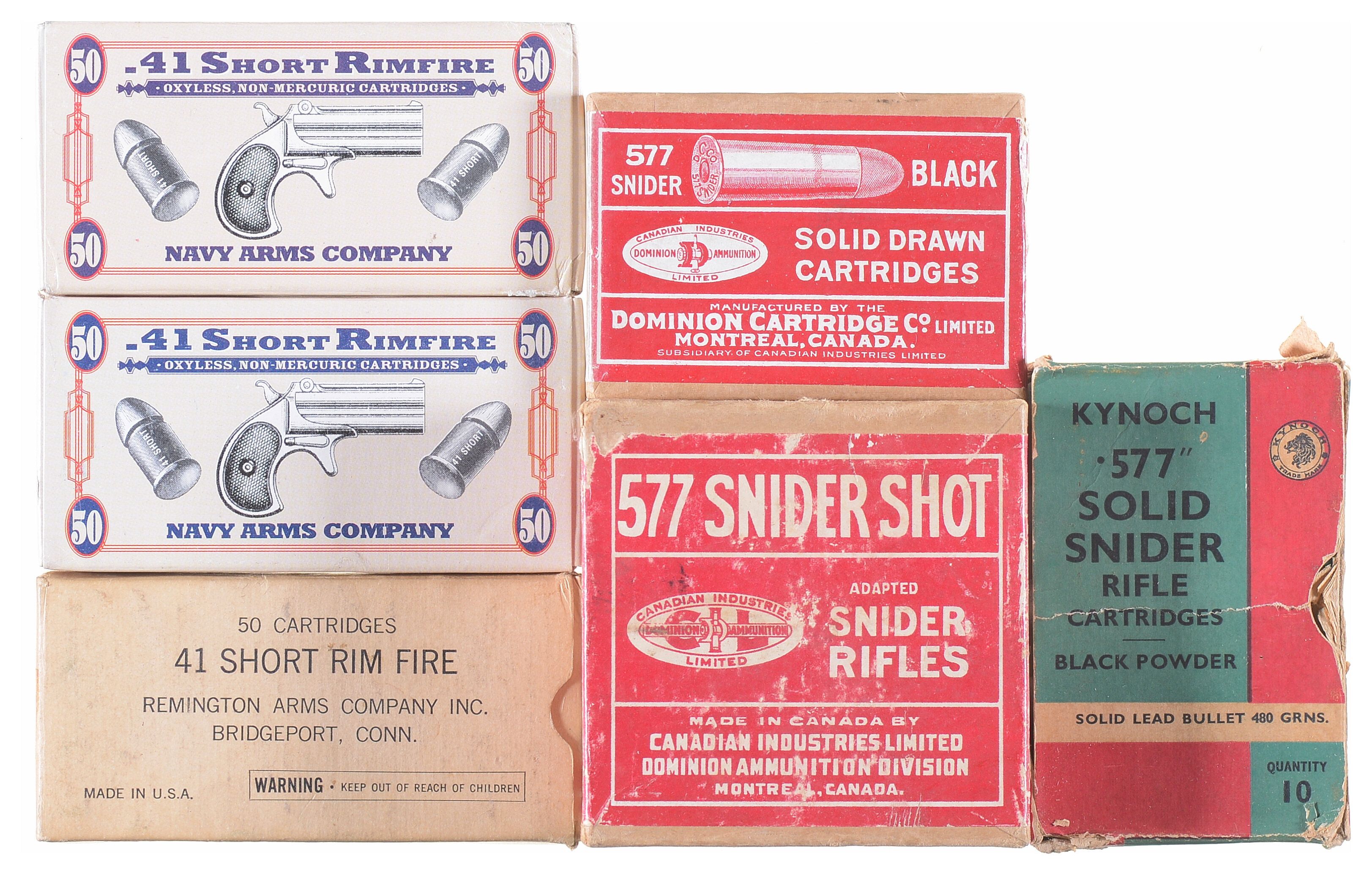 Six Boxes of Assorted Vintage Ammunition | Rock Island Auction