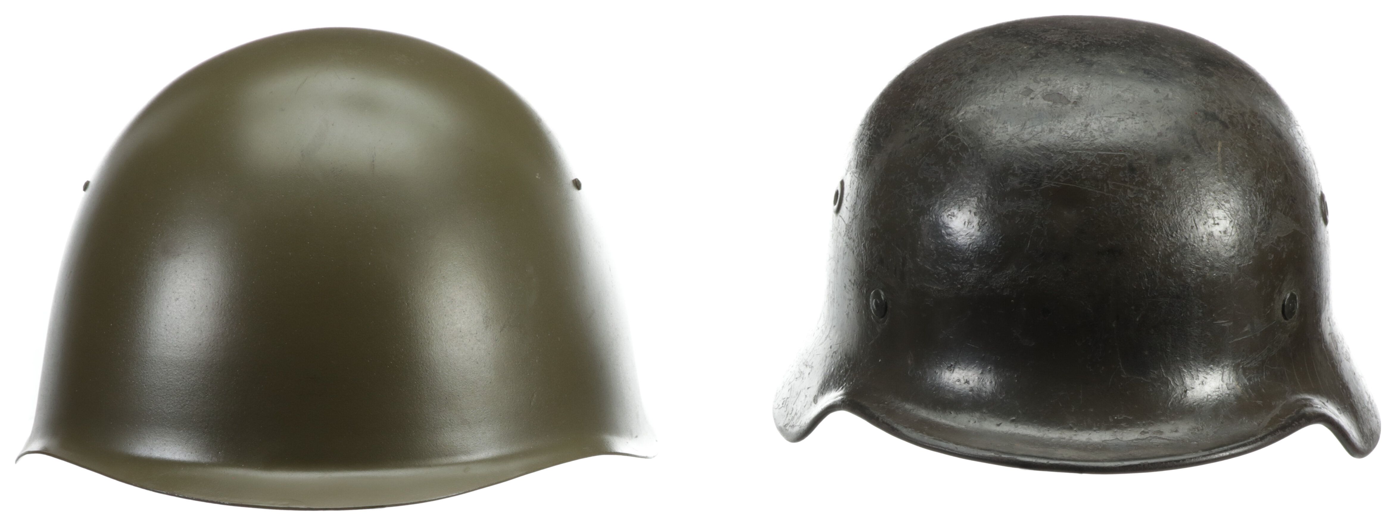 Two German Military Style Helmets | Rock Island Auction
