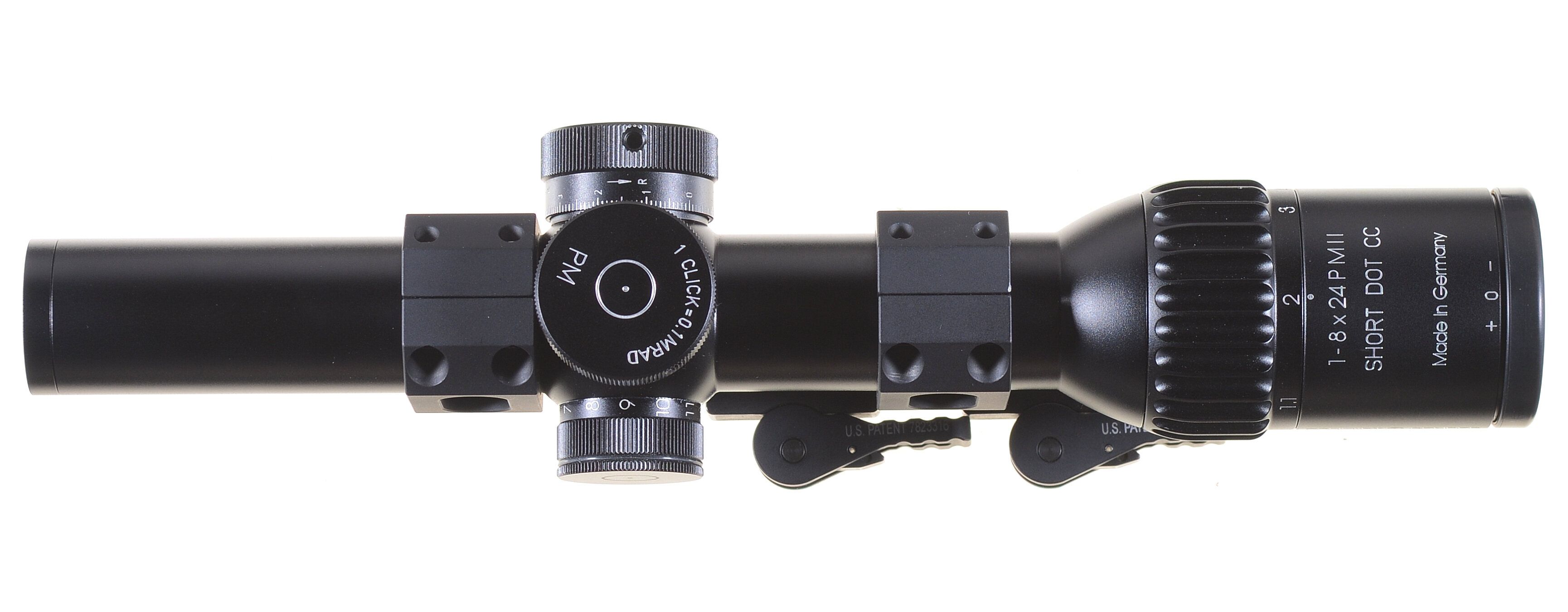 Schmidt & Bender 1-8x24 PM II Short Dot CC Scope | Rock Island Auction