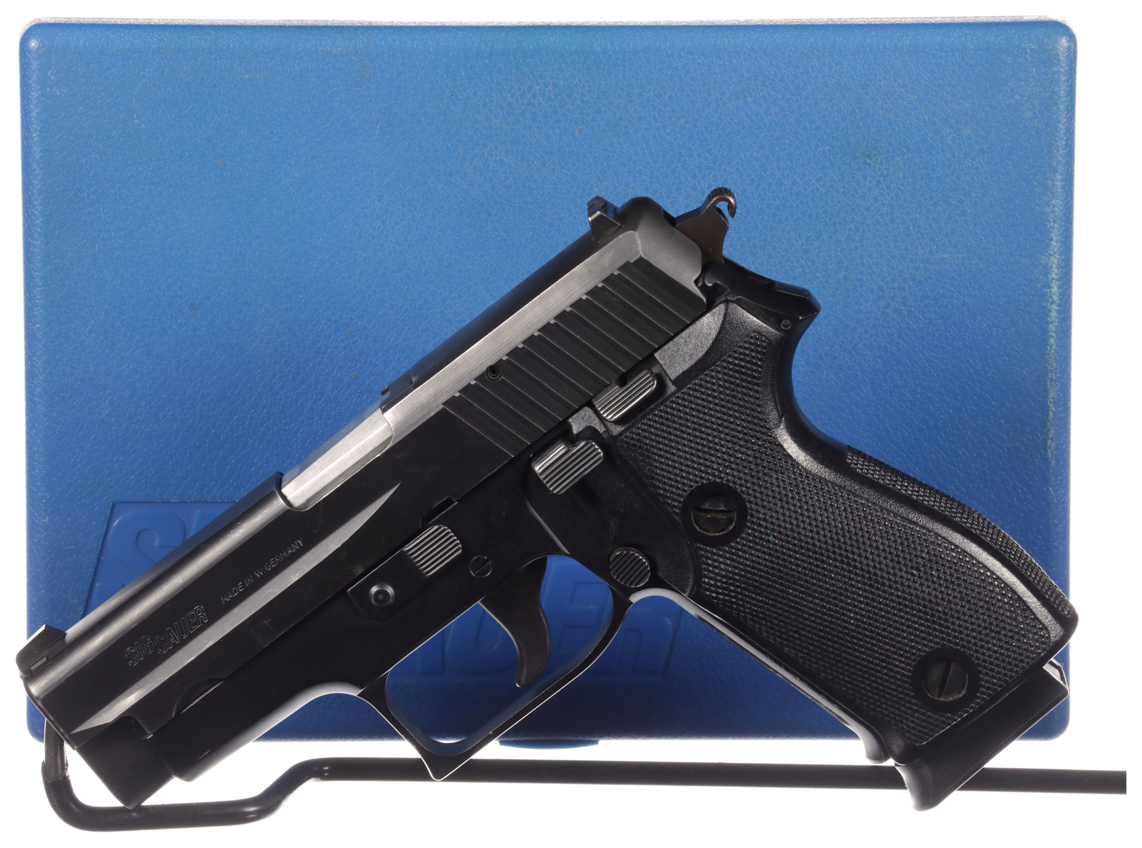 Sig Sauer P6 Semi Automatic Pistol With Case Rock Island Auction