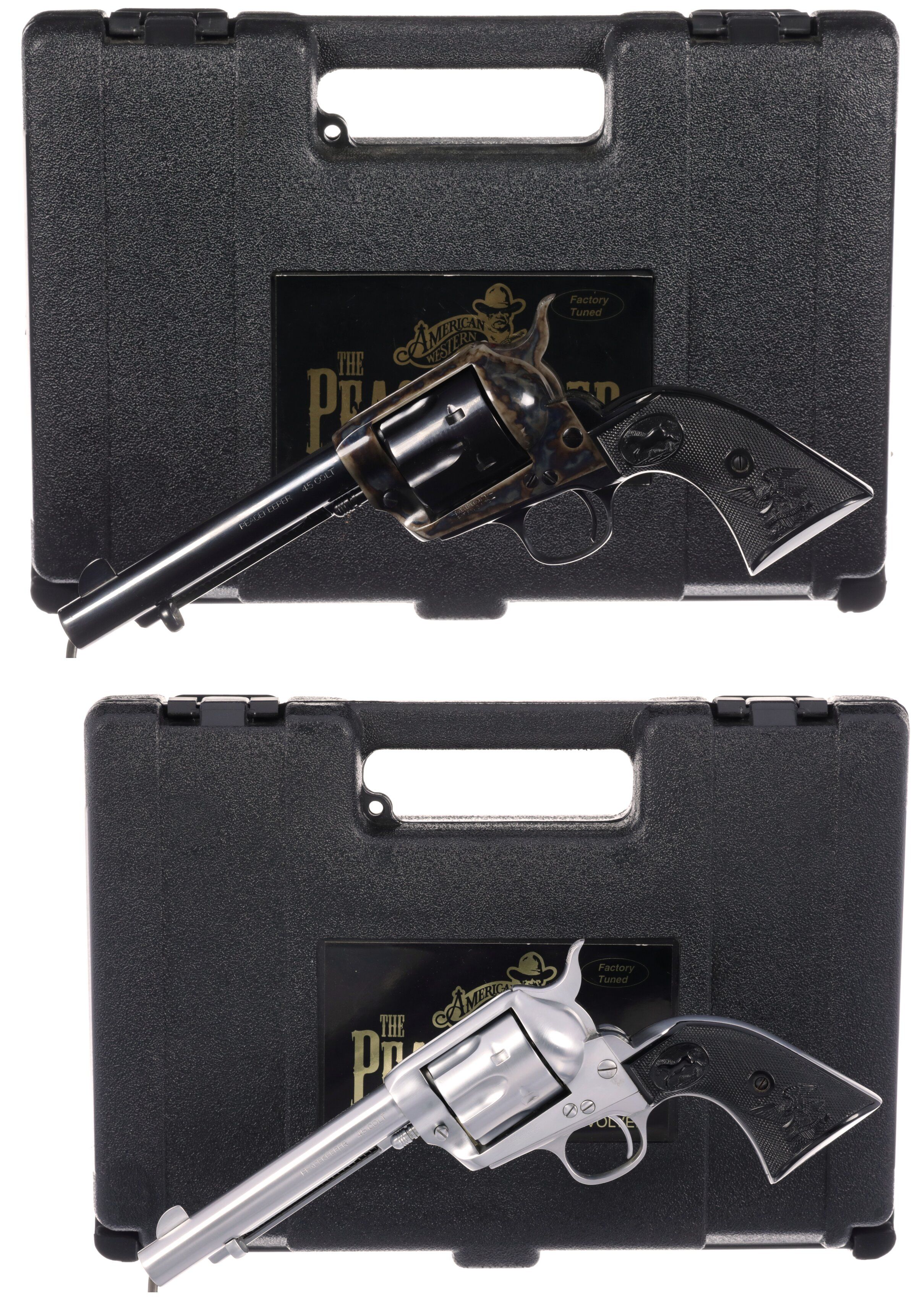 Two American Western Arms Peacekeeper Single Action Revolvers | Rock ...