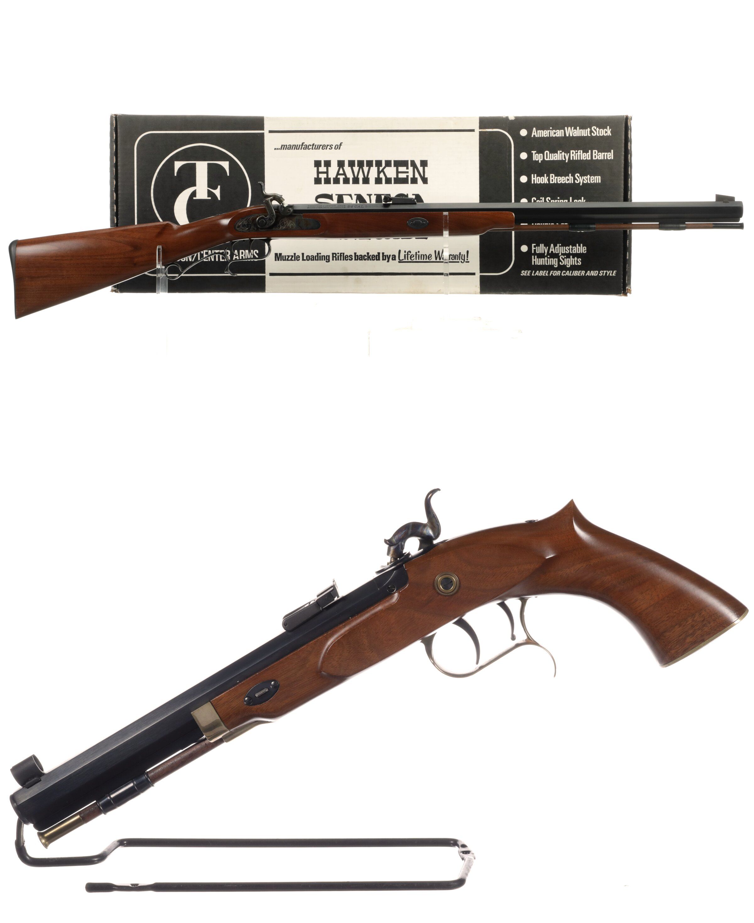 Two Thompson Center Arms Percussion Firearms | Rock Island Auction