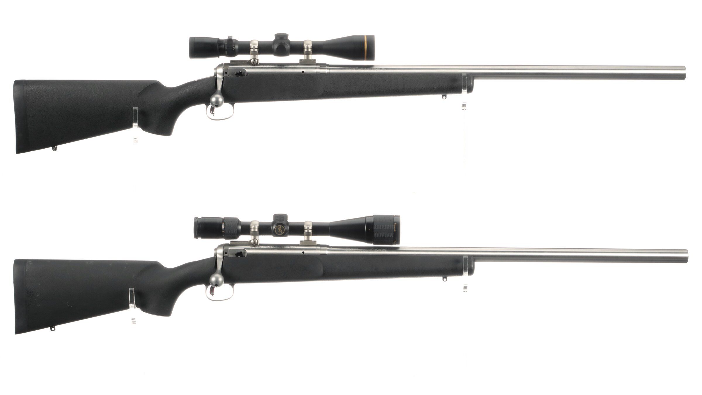 Two Savage Model 12 Left Handed Bolt Action Single Shot Rifles | Rock ...