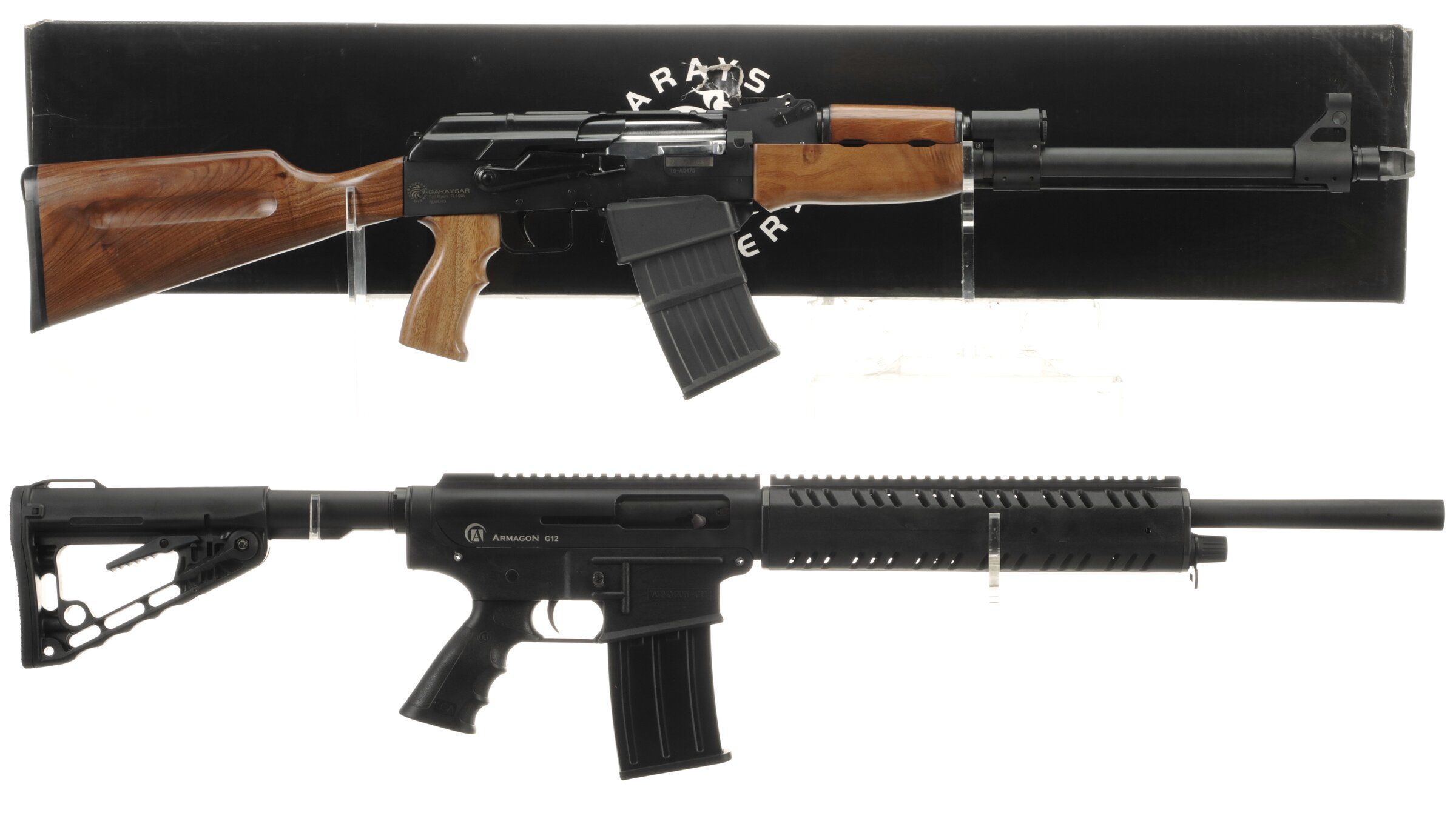 Two Semi Automatic Shotguns With Boxes Rock Island Auction