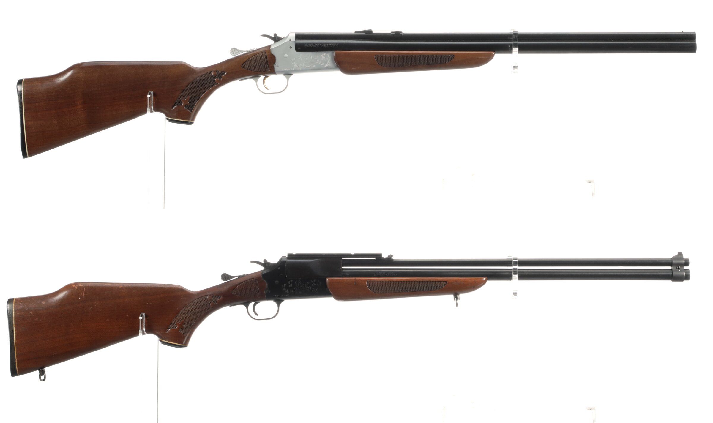 Two Savage Model 24 Over/Under Combination Guns | Rock Island Auction