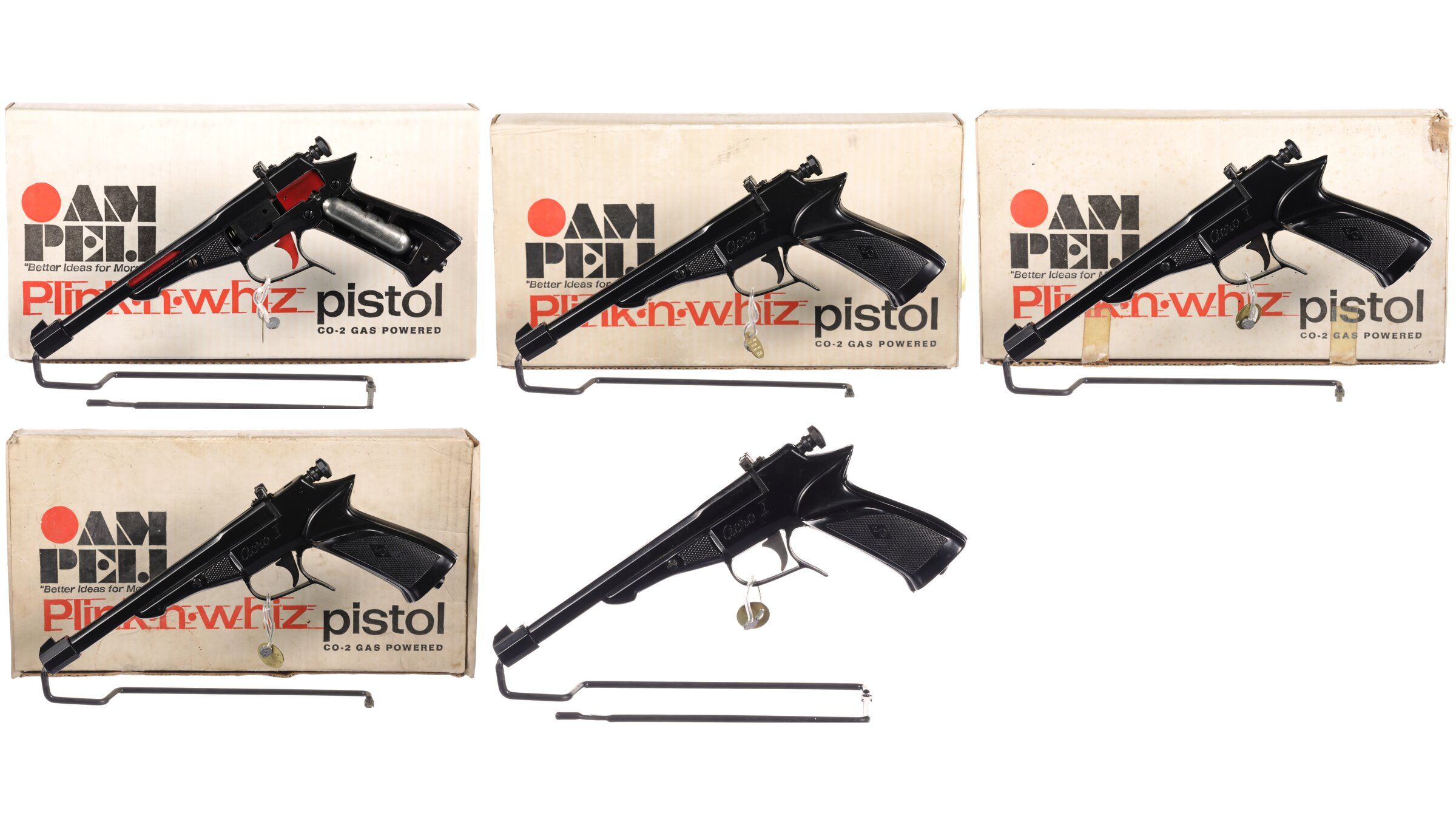 Five Ampell Acro 1 Air Pistols | Rock Island Auction