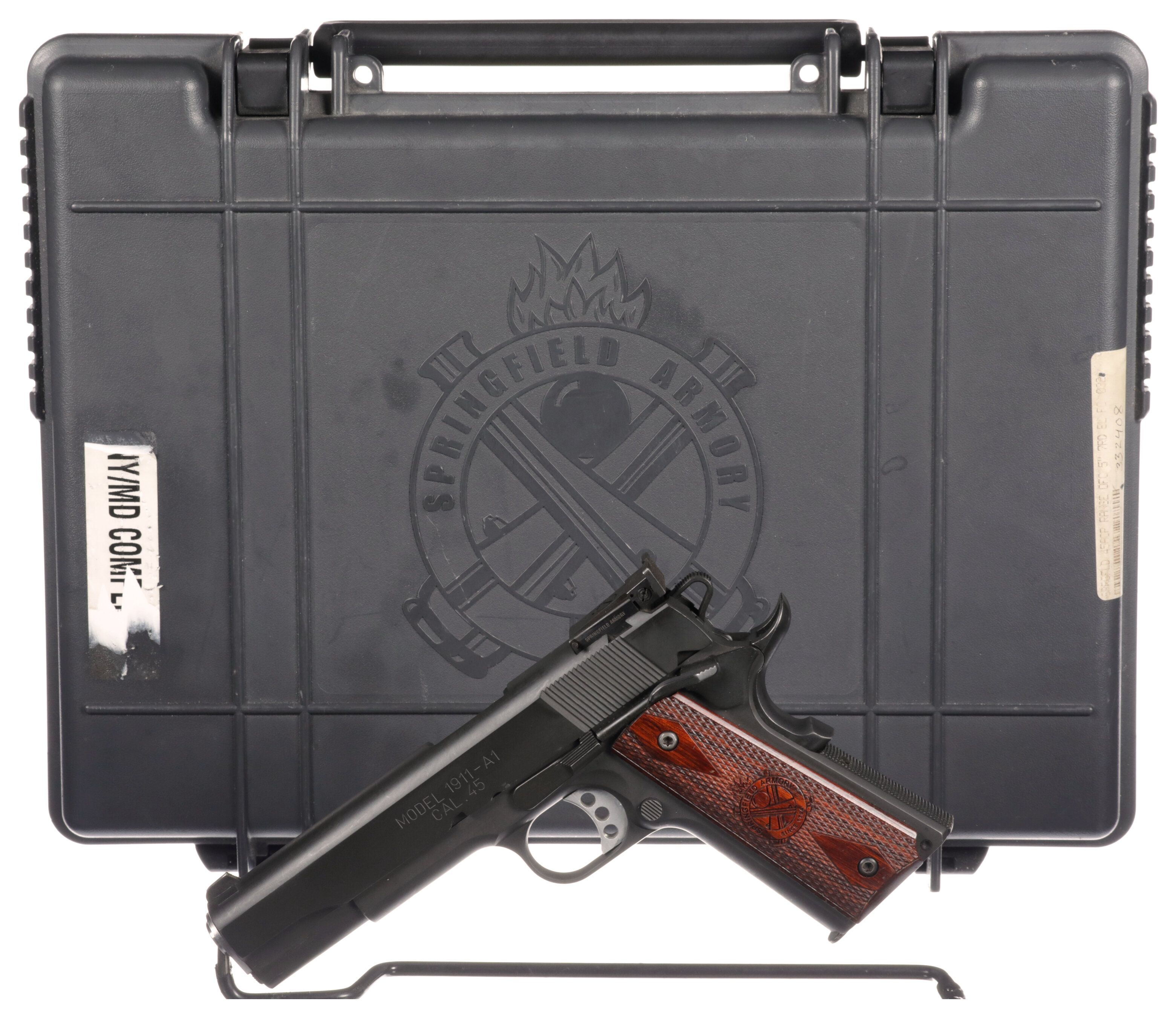 Springfield Armory Model 1911A1 Range Officers Pistol with Case | Rock ...