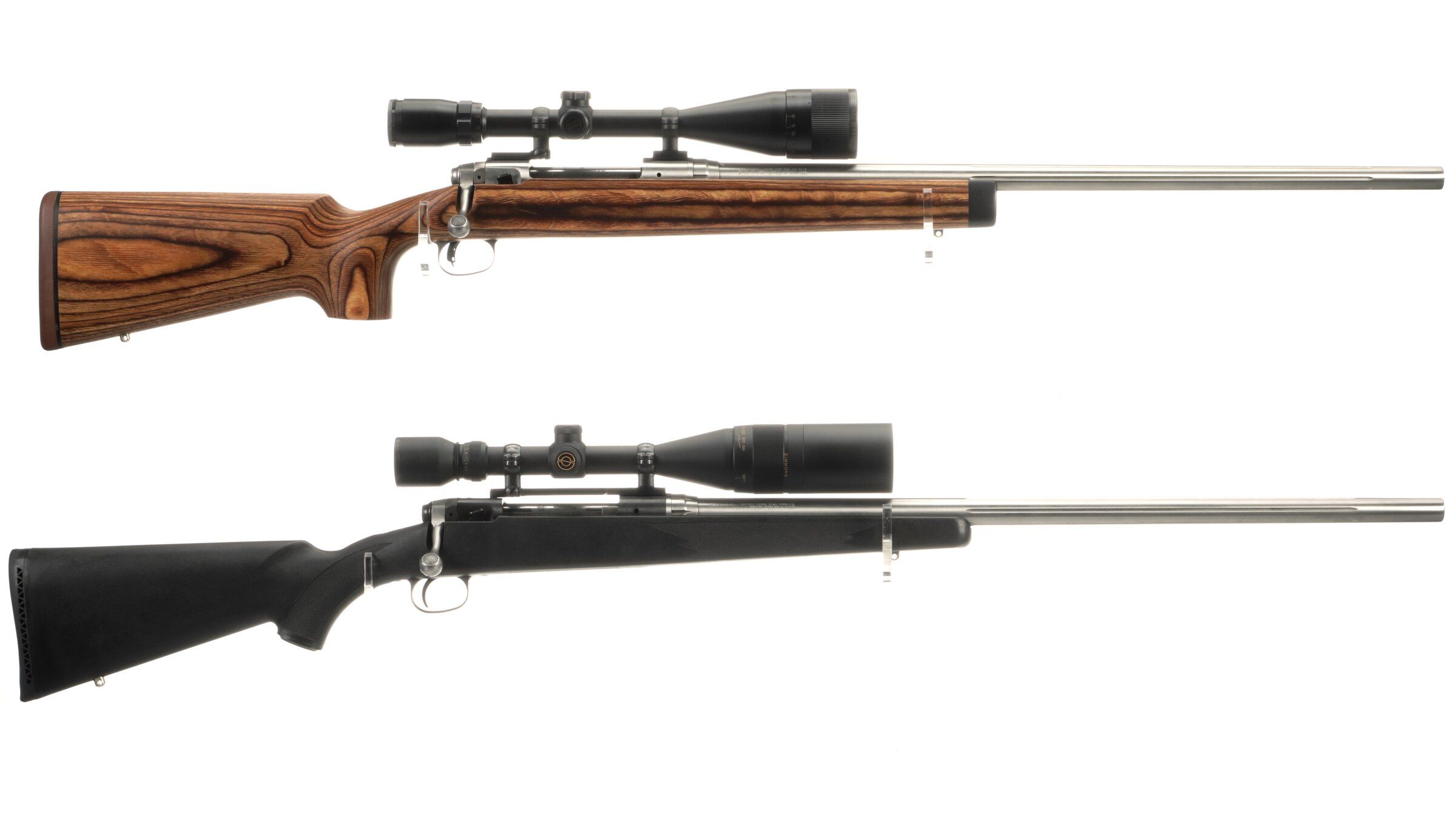 Two Savage Model 112 Bolt Action Rifles with Scopes | Rock Island Auction