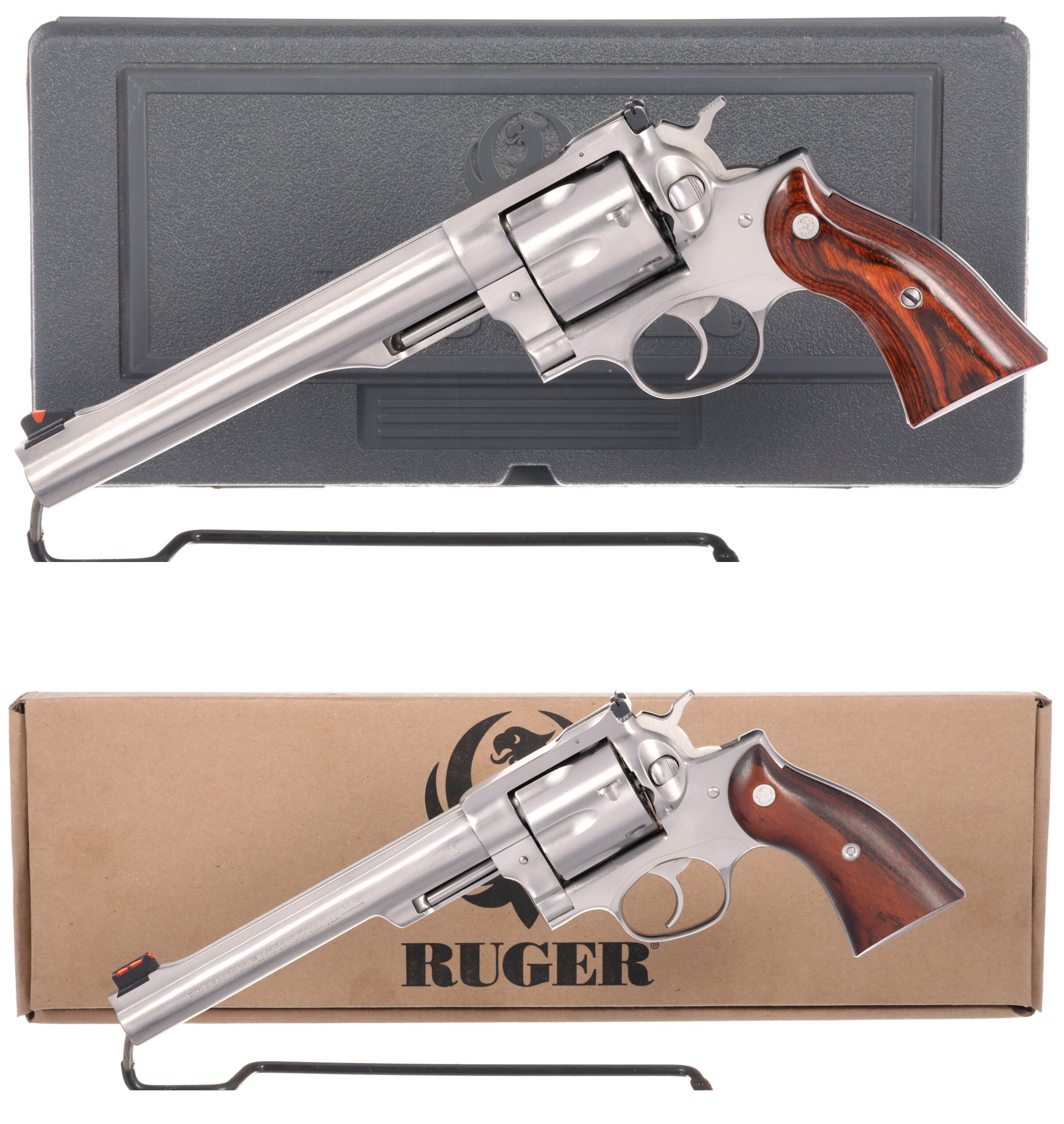 Two Ruger Redhawk Double Action Revolvers | Rock Island Auction