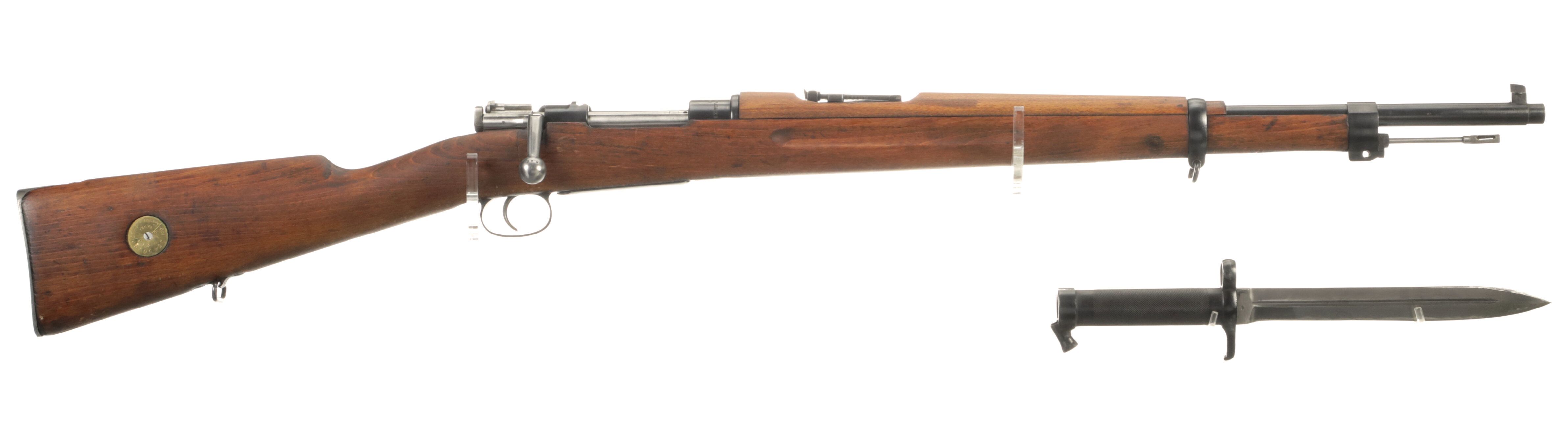 Swedish Husqvarna Model 1938 Bolt Action Rifle with Bayonet | Rock ...