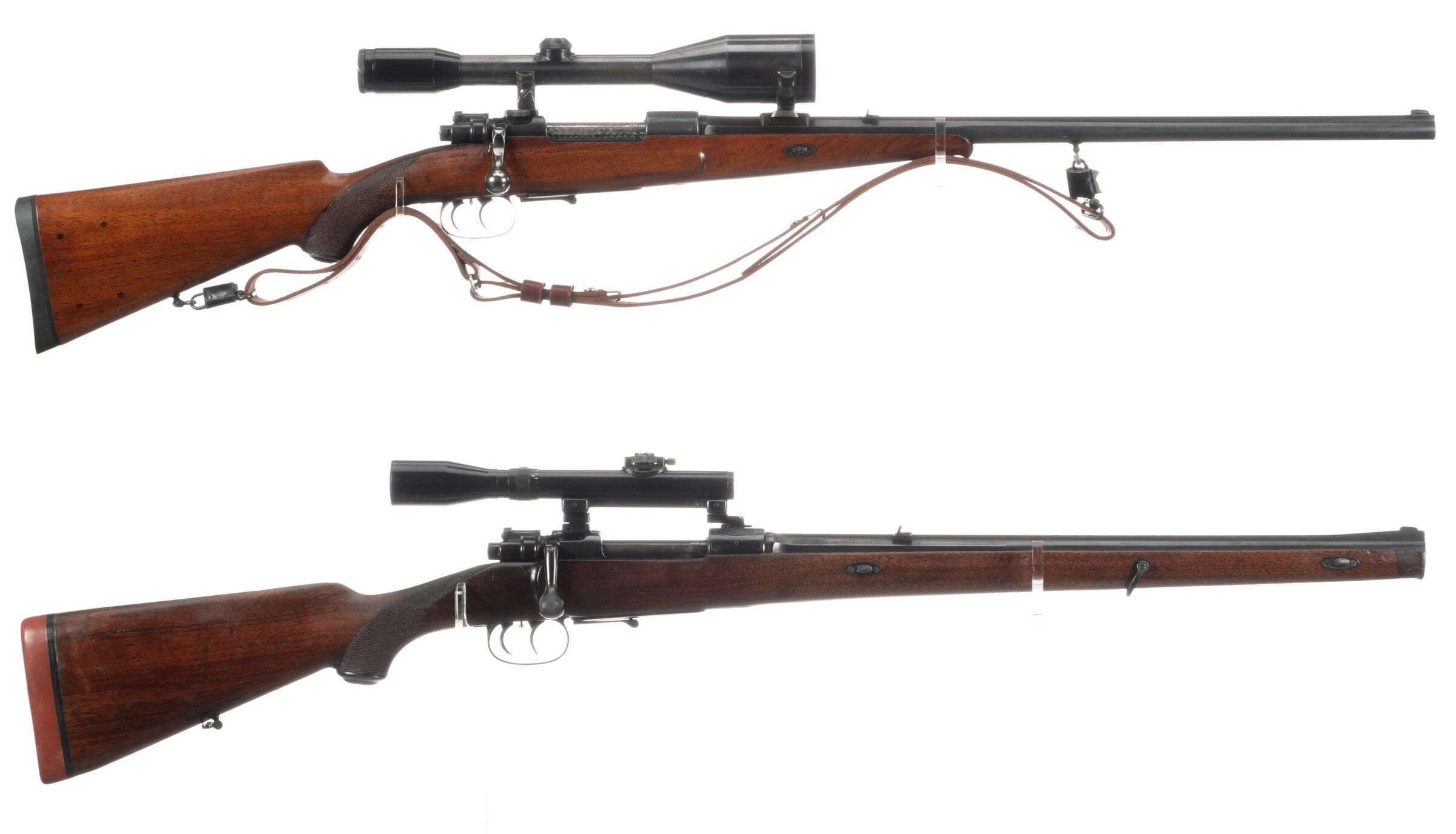 Two European Bolt Action Sporting Rifles with Scope | Rock Island Auction