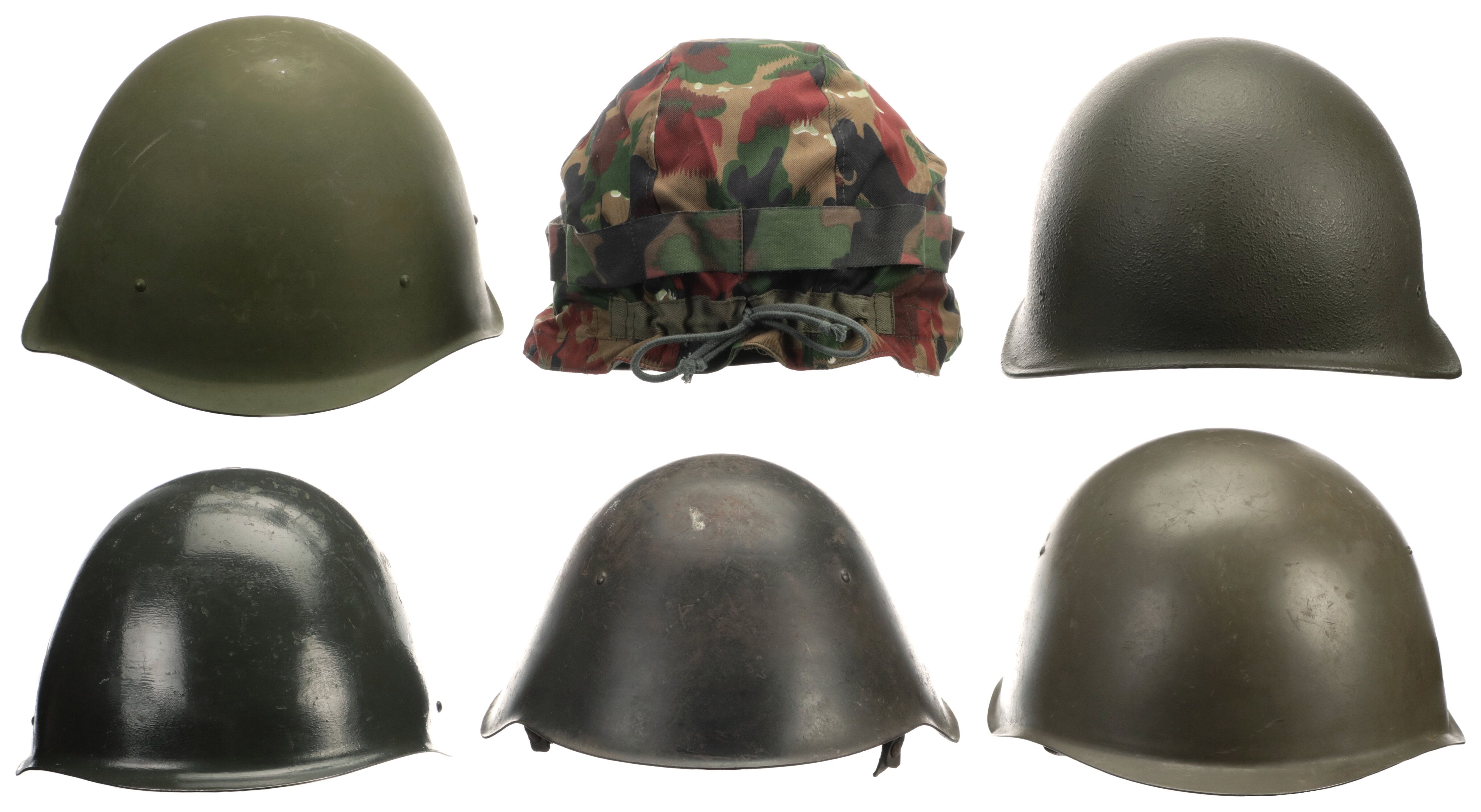 Six European Military Helmets | Rock Island Auction