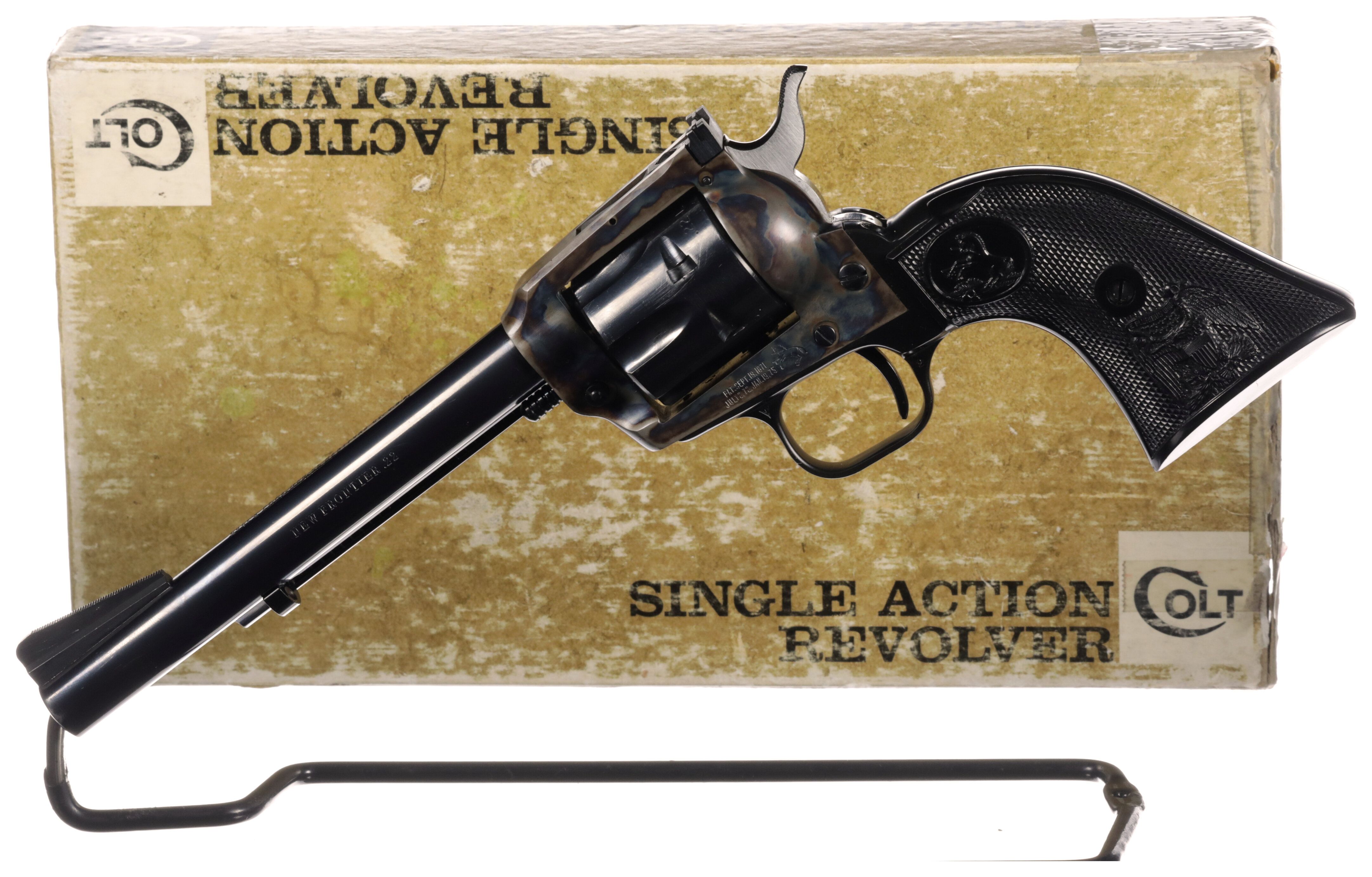 Colt New Frontier .22 Single Action Revolver with Box | Rock Island Auction