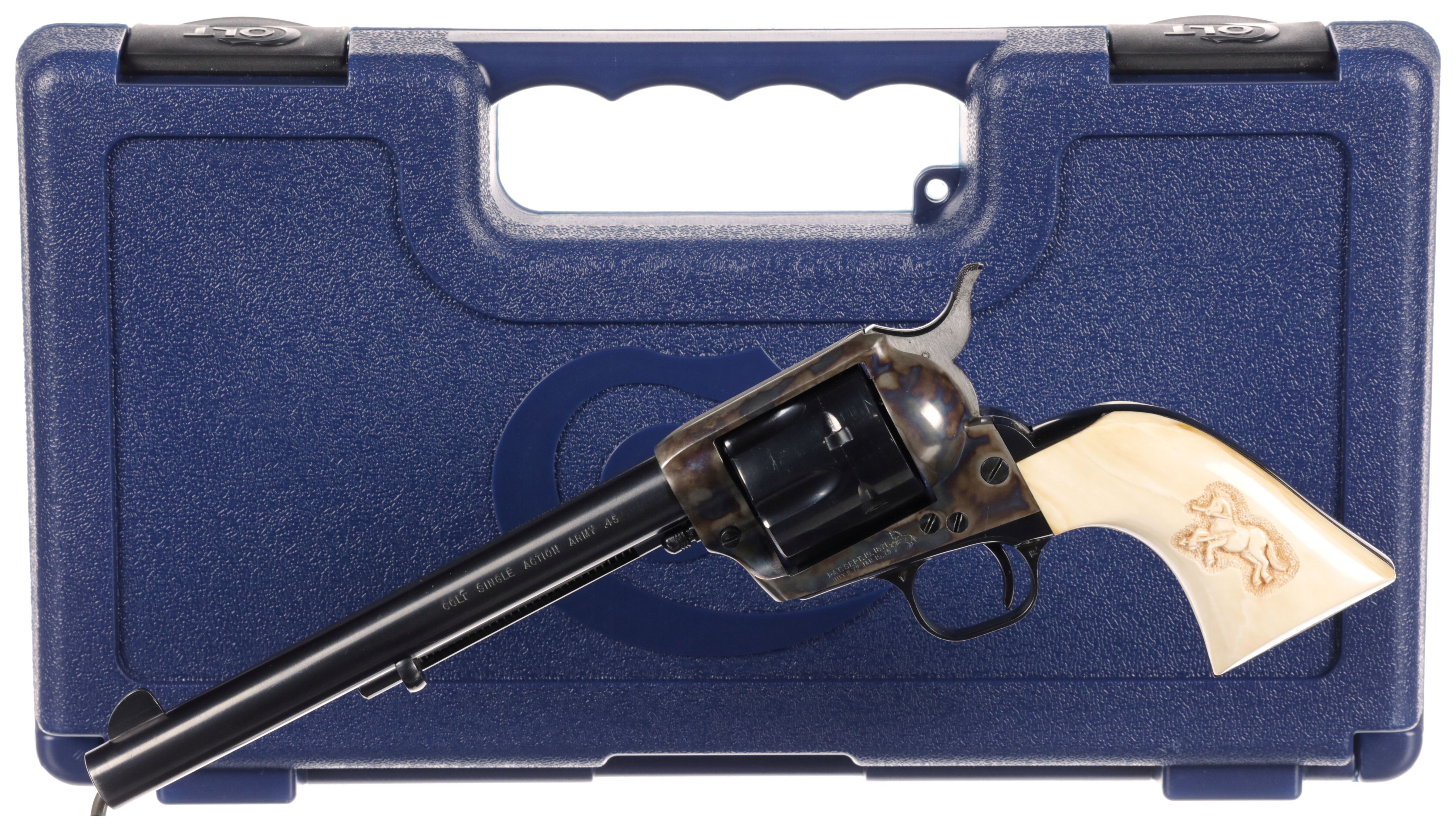 Colt 3rd Generation Single Action Army Revolver with Case | Rock Island ...