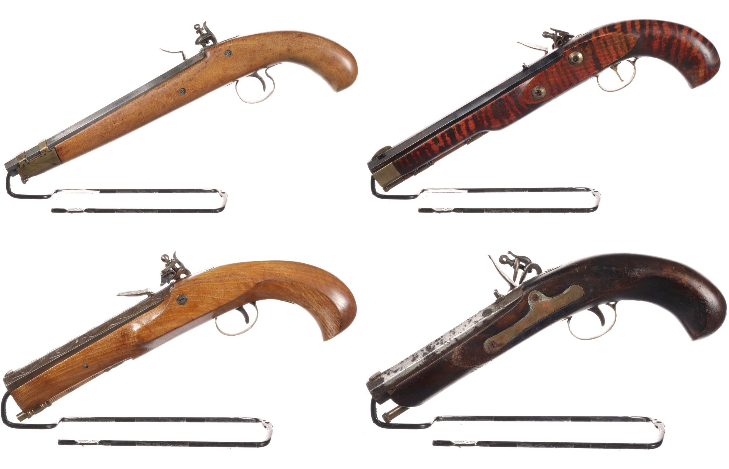 Four Contemporary Flintlock Pistols | Rock Island Auction