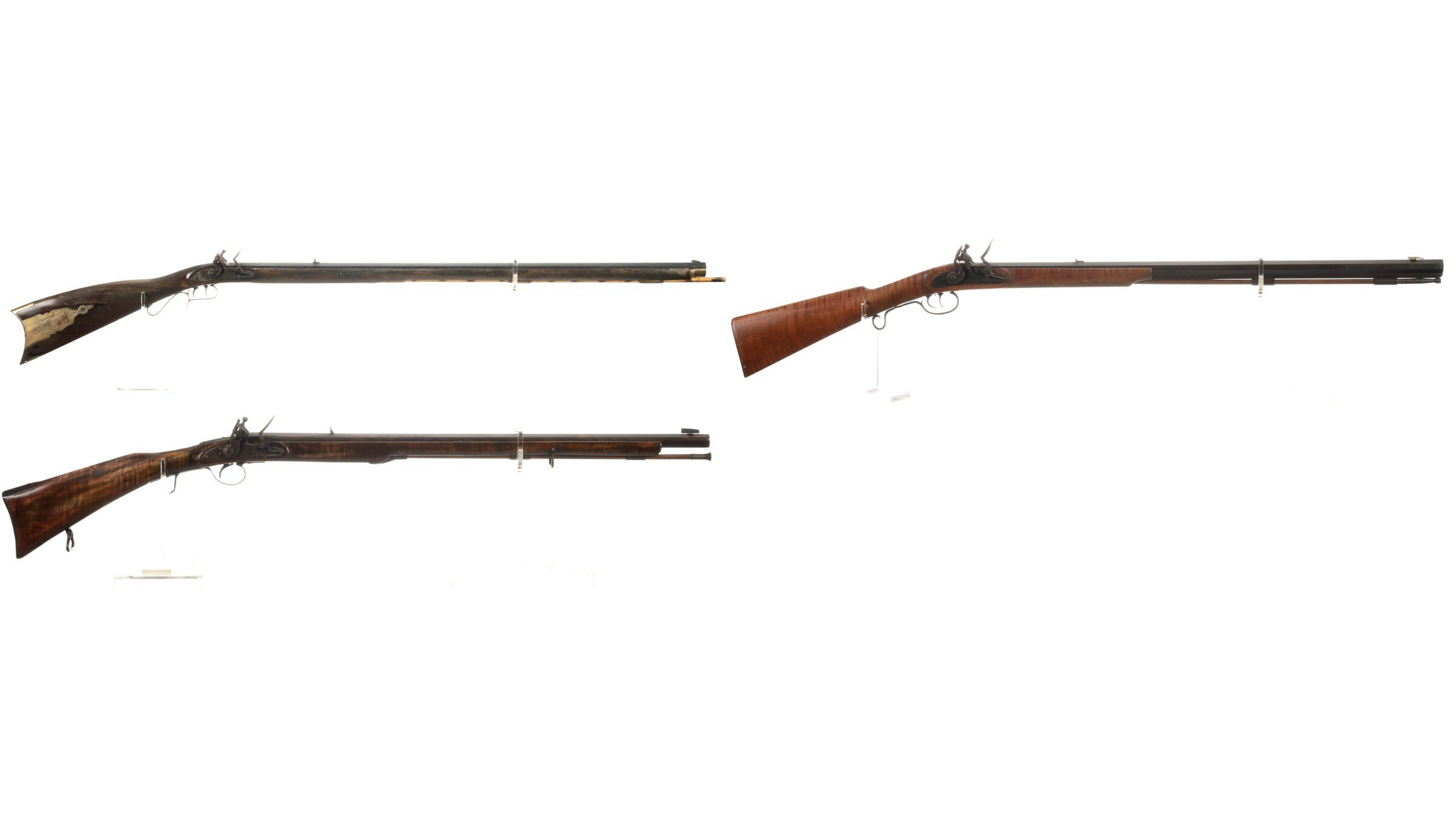 Three Contemporary Flintlock Rifles | Rock Island Auction