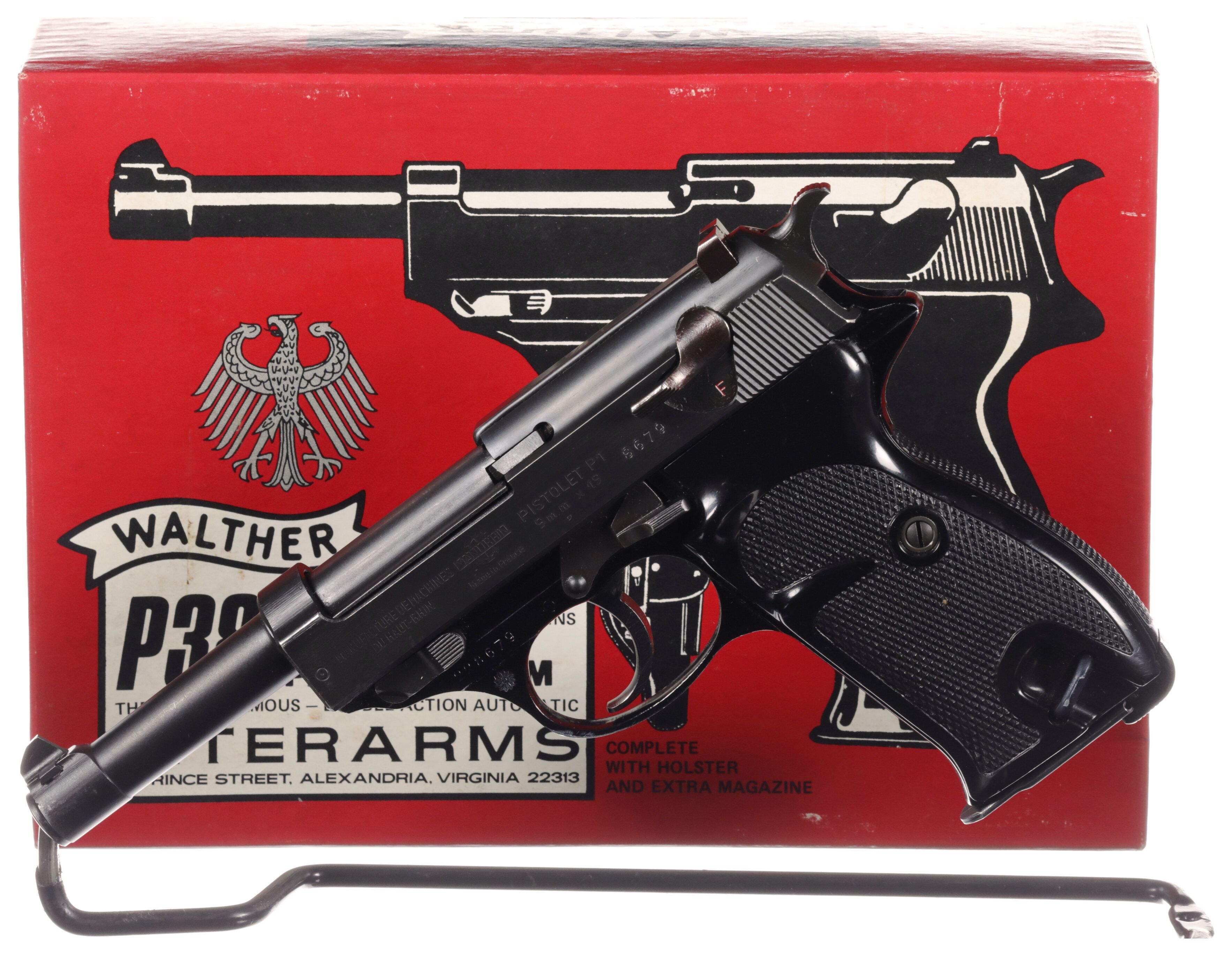 Manurhin/Interarms P1 Semi-Automatic Pistol with Box | Rock Island Auction