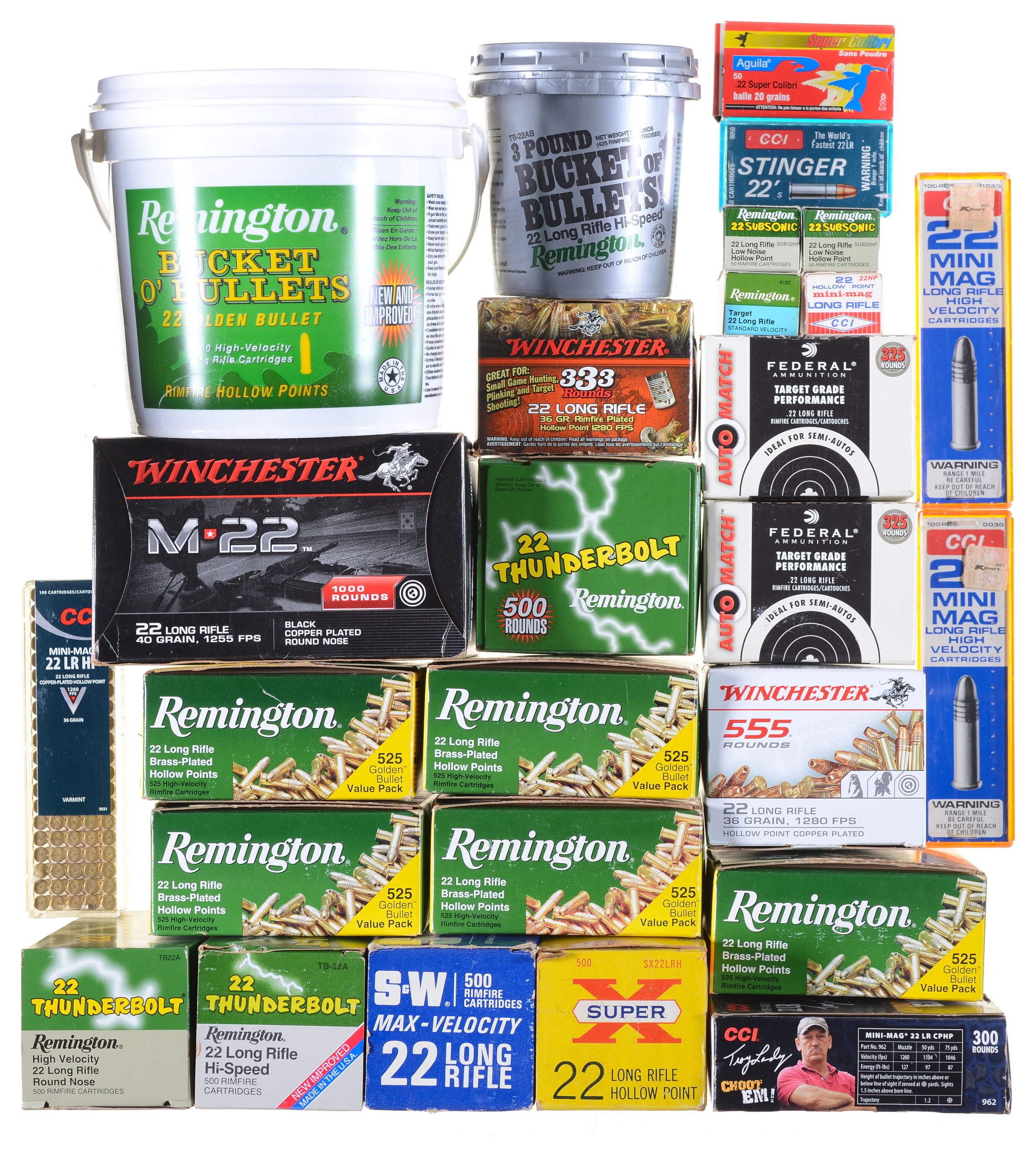 Large Group of .22 Caliber Rimfire Ammunition | Rock Island Auction