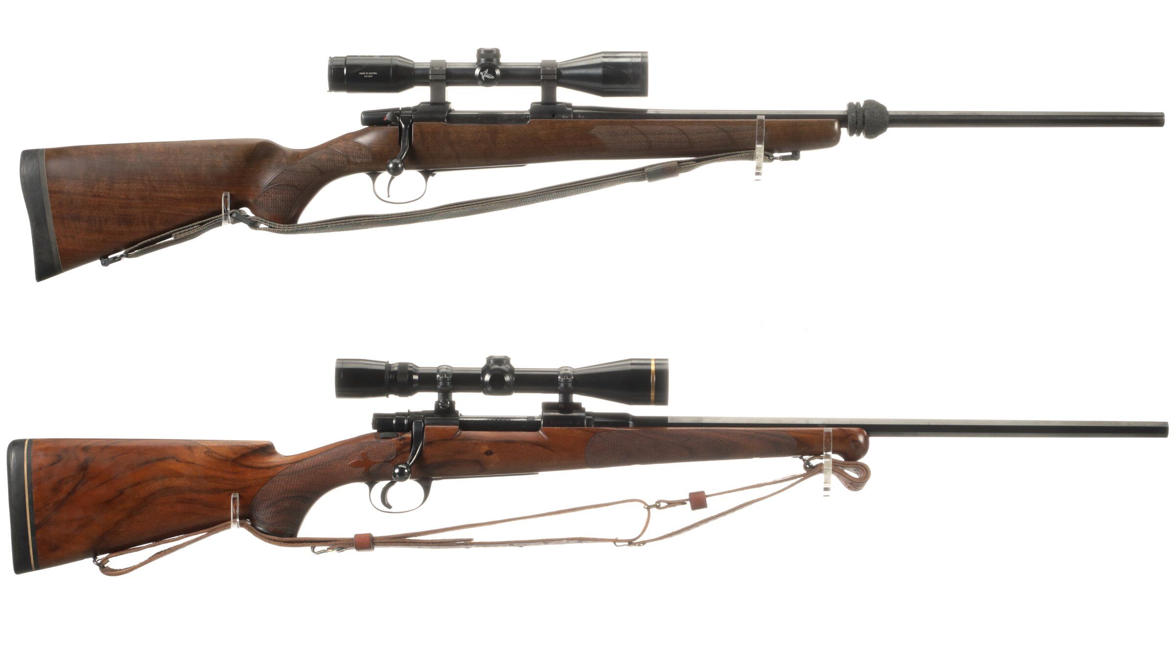 Two European Bolt Action Rifles with Scopes | Rock Island Auction