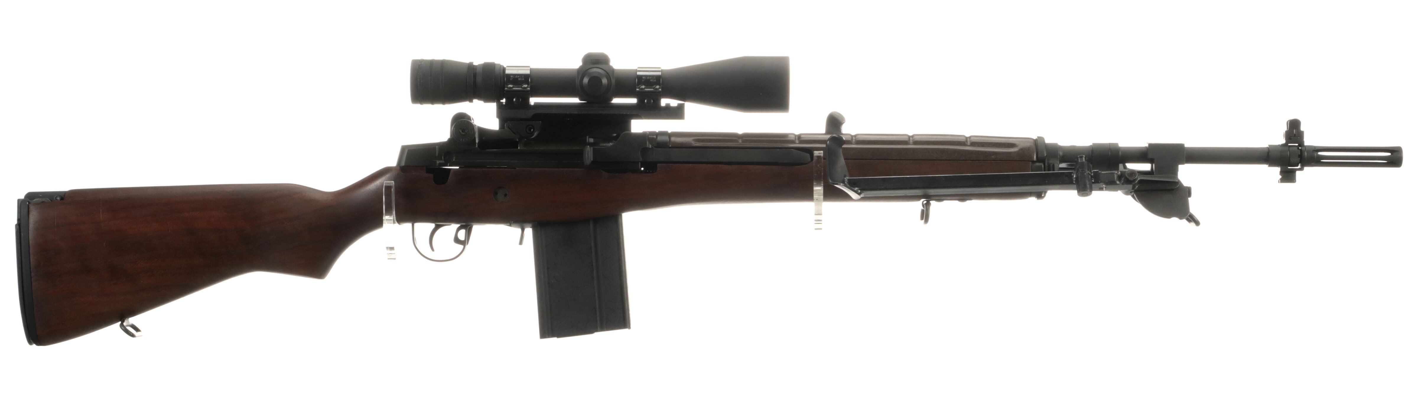 Springfield Armory Inc. M1A Semi-Automatic Rifle with Scope | Rock ...