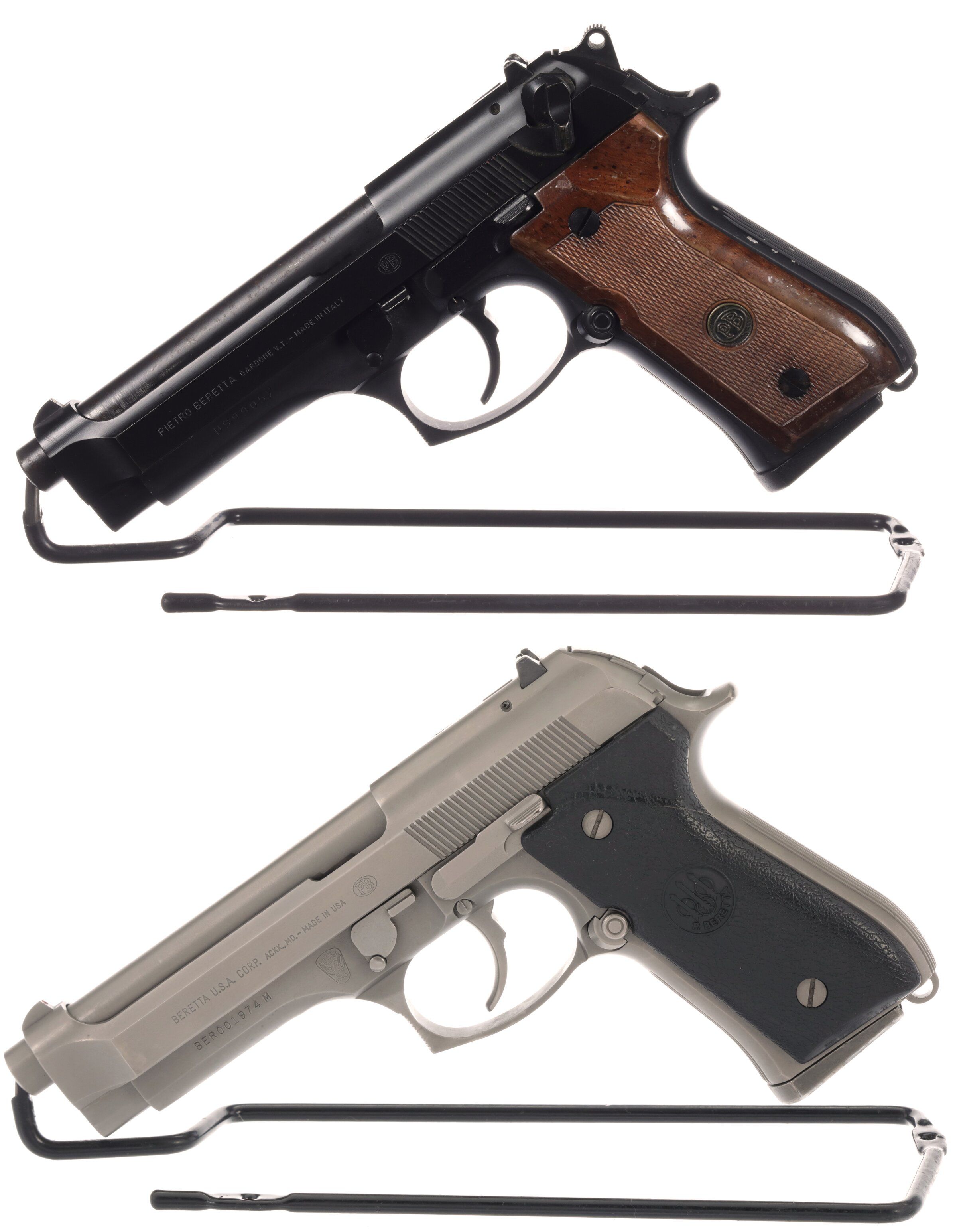 Two Beretta Semi-Automatic Pistols | Rock Island Auction