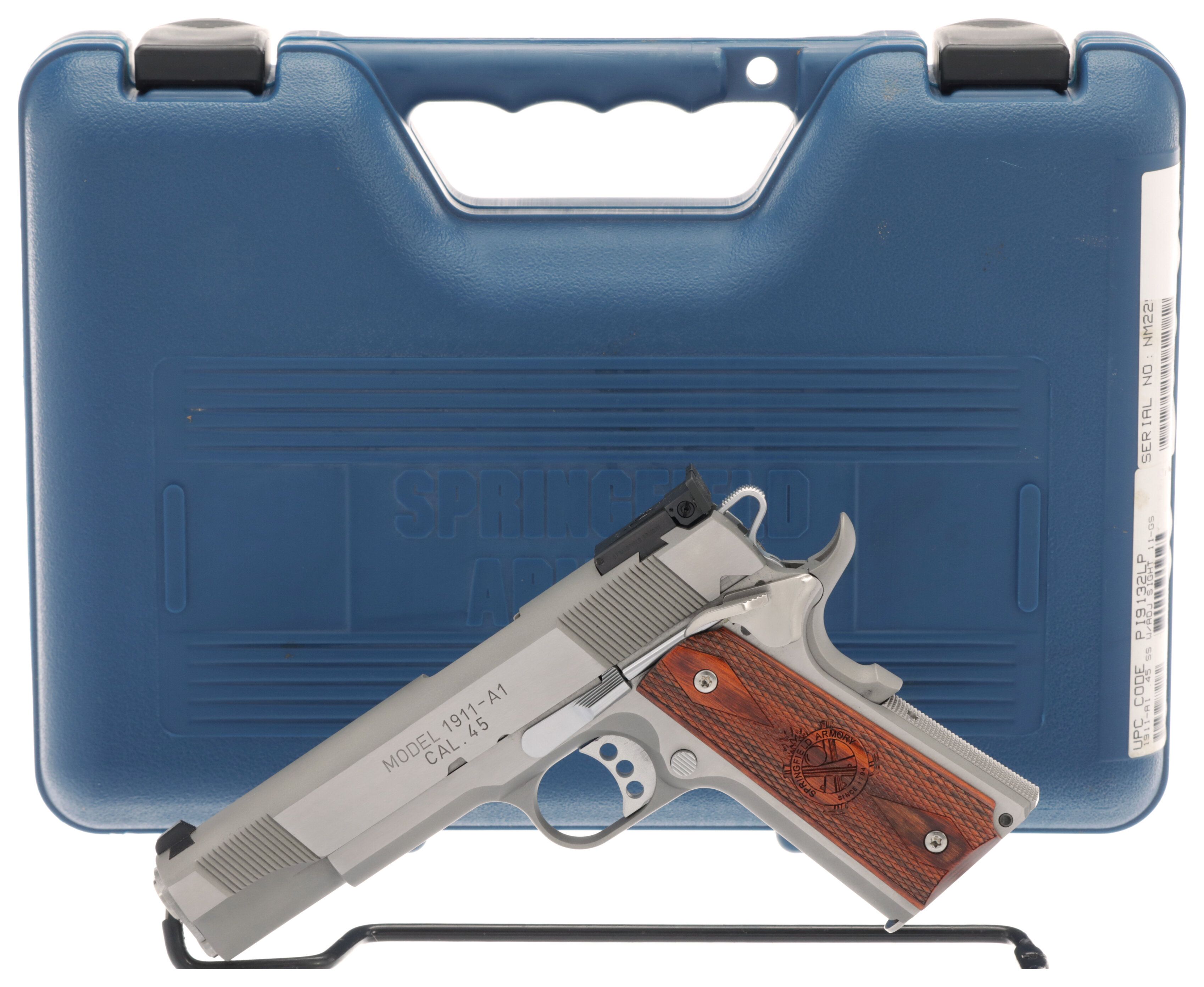 Springfield Armory Model 1911-A1 Semi-Automatic Pistol with Case | Rock ...