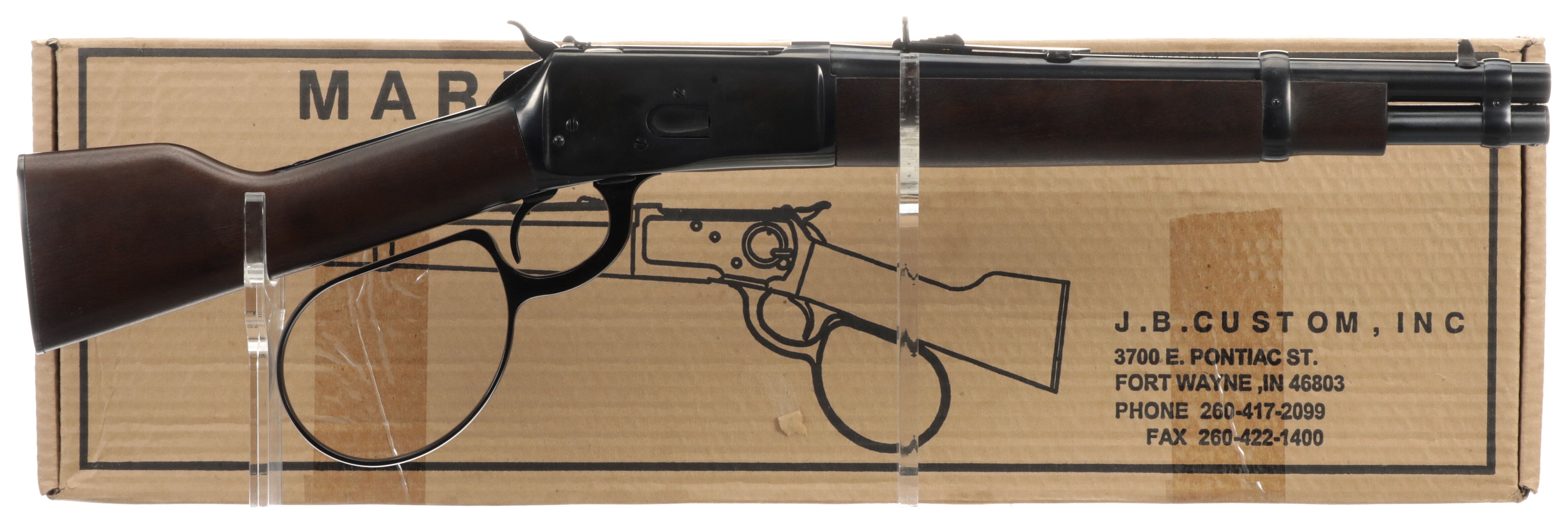 JB Custom Mare's Leg Lever Action Pistol with Box | Rock Island Auction