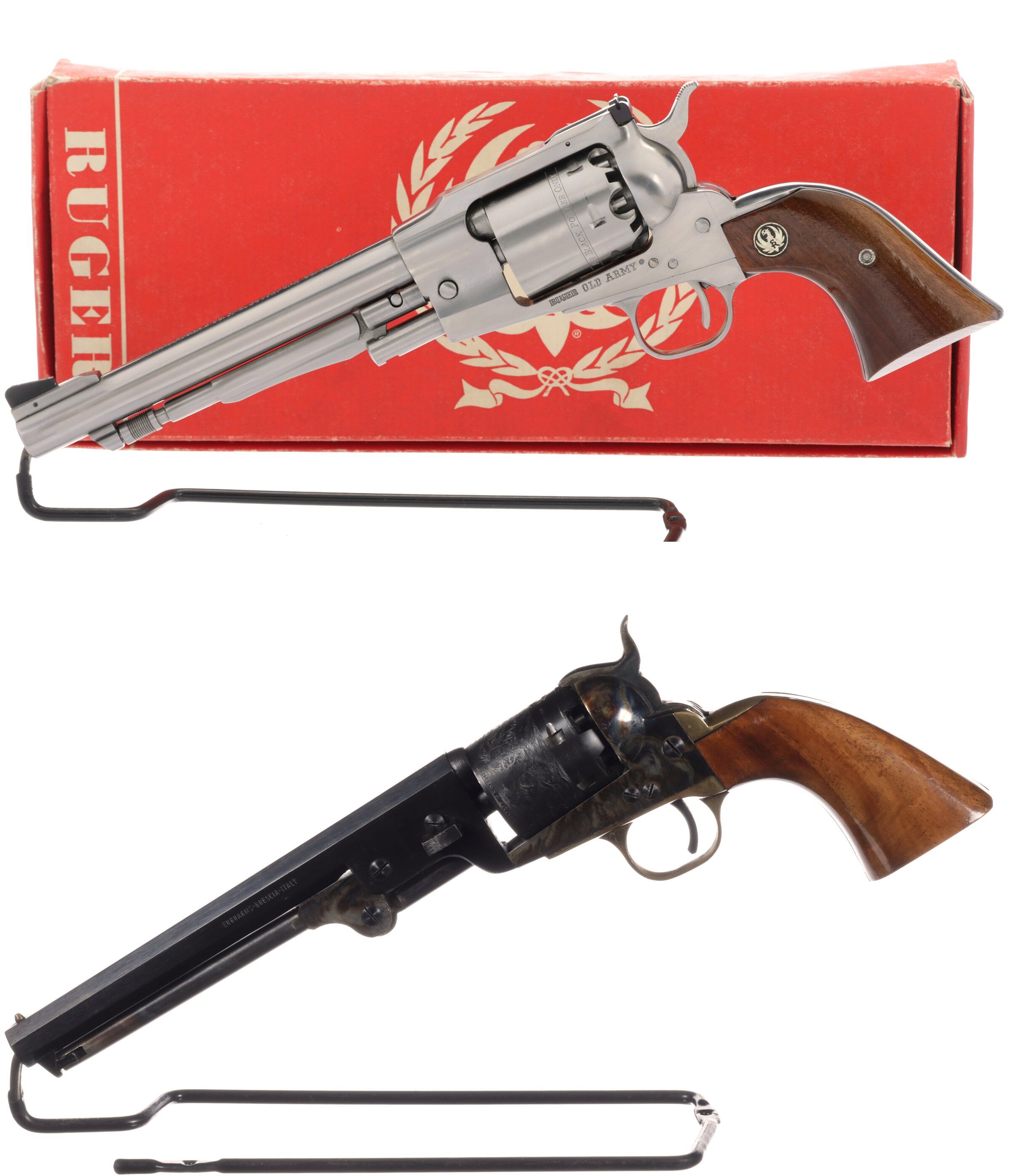 Two Percussion Single Action Revolvers Rock Island Auction