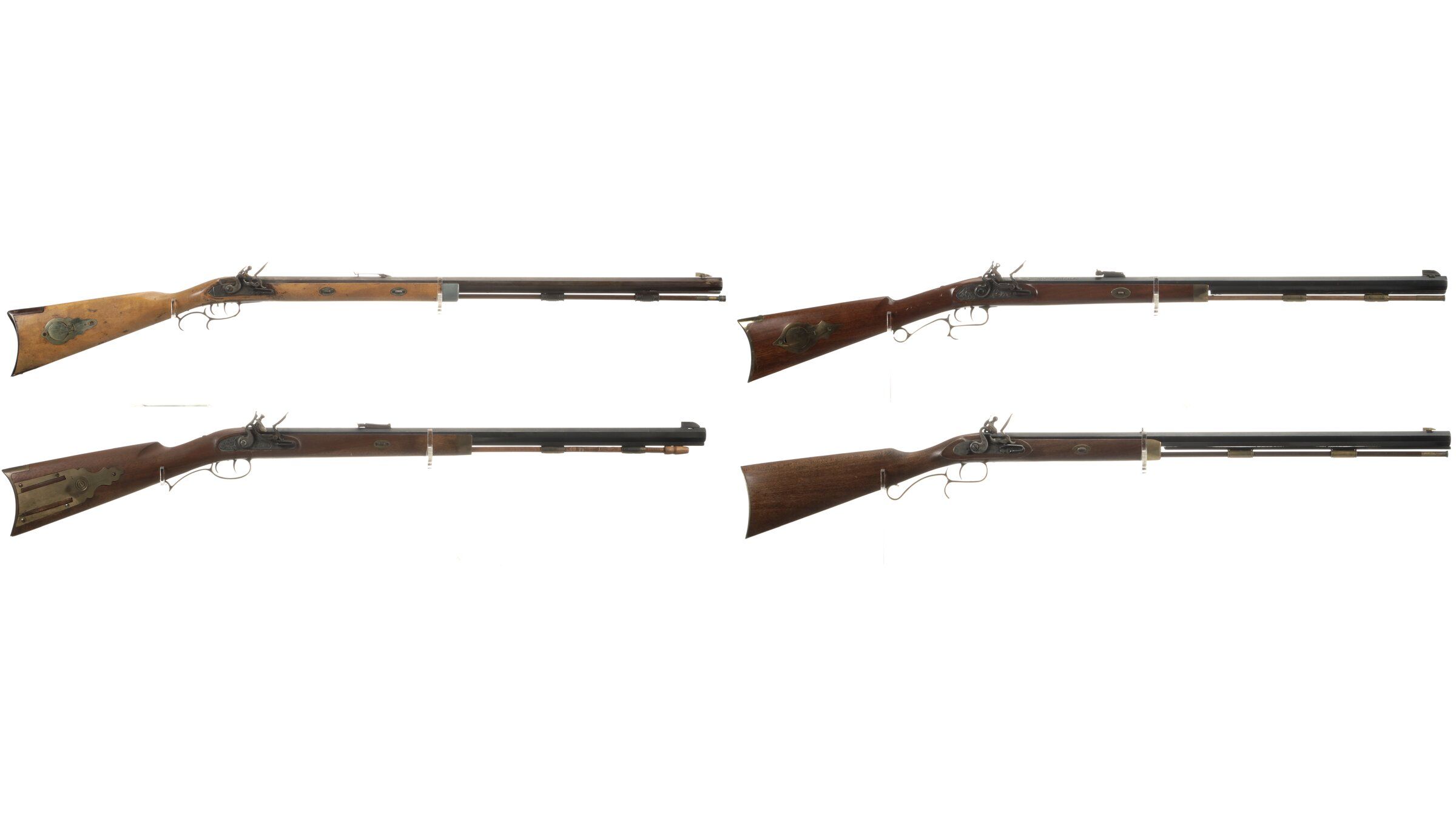 Four Contemporary Flintlock Rifles | Rock Island Auction
