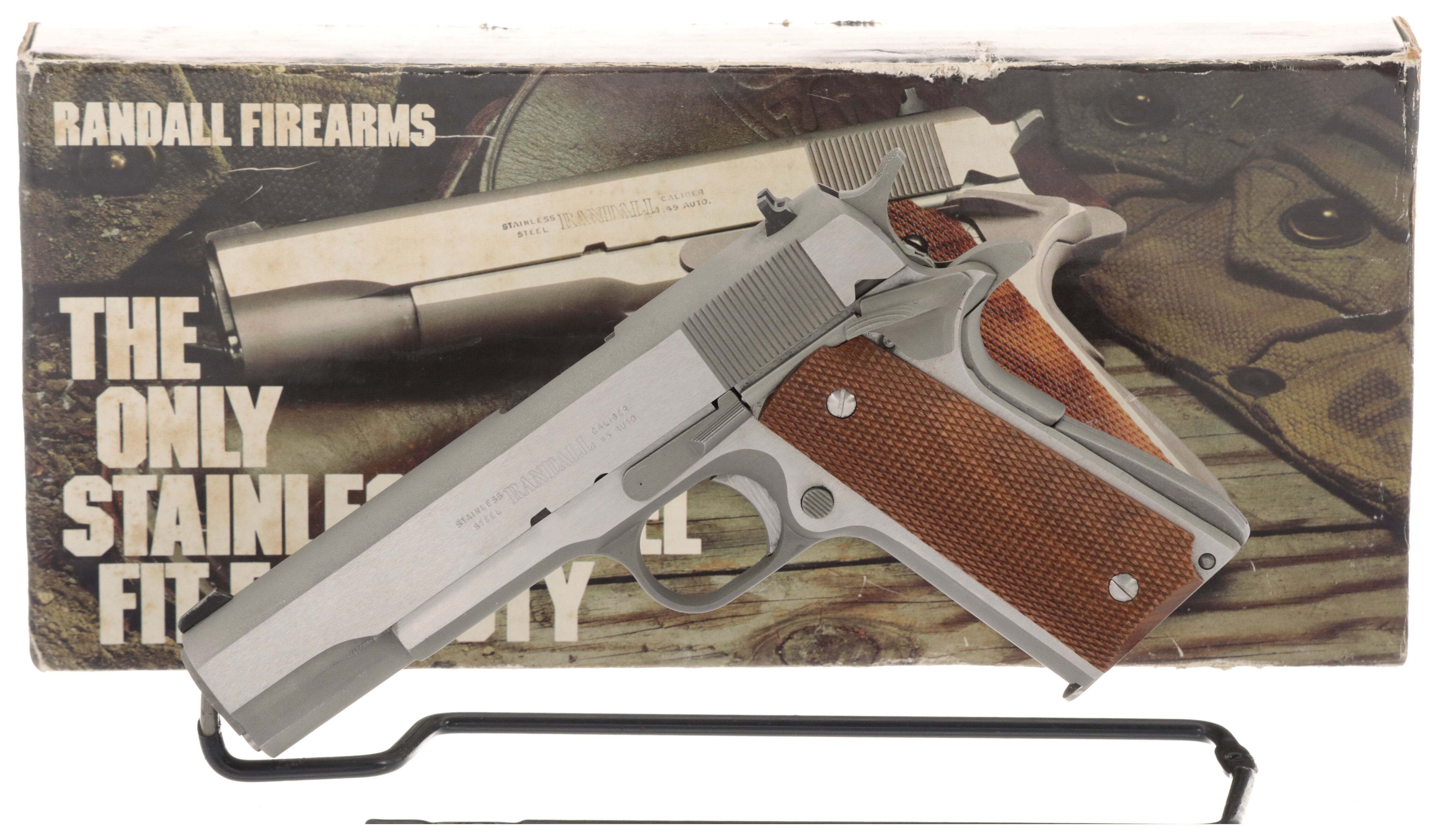 Randall Firearms Service Model A111 Pistol with Box | Rock Island Auction