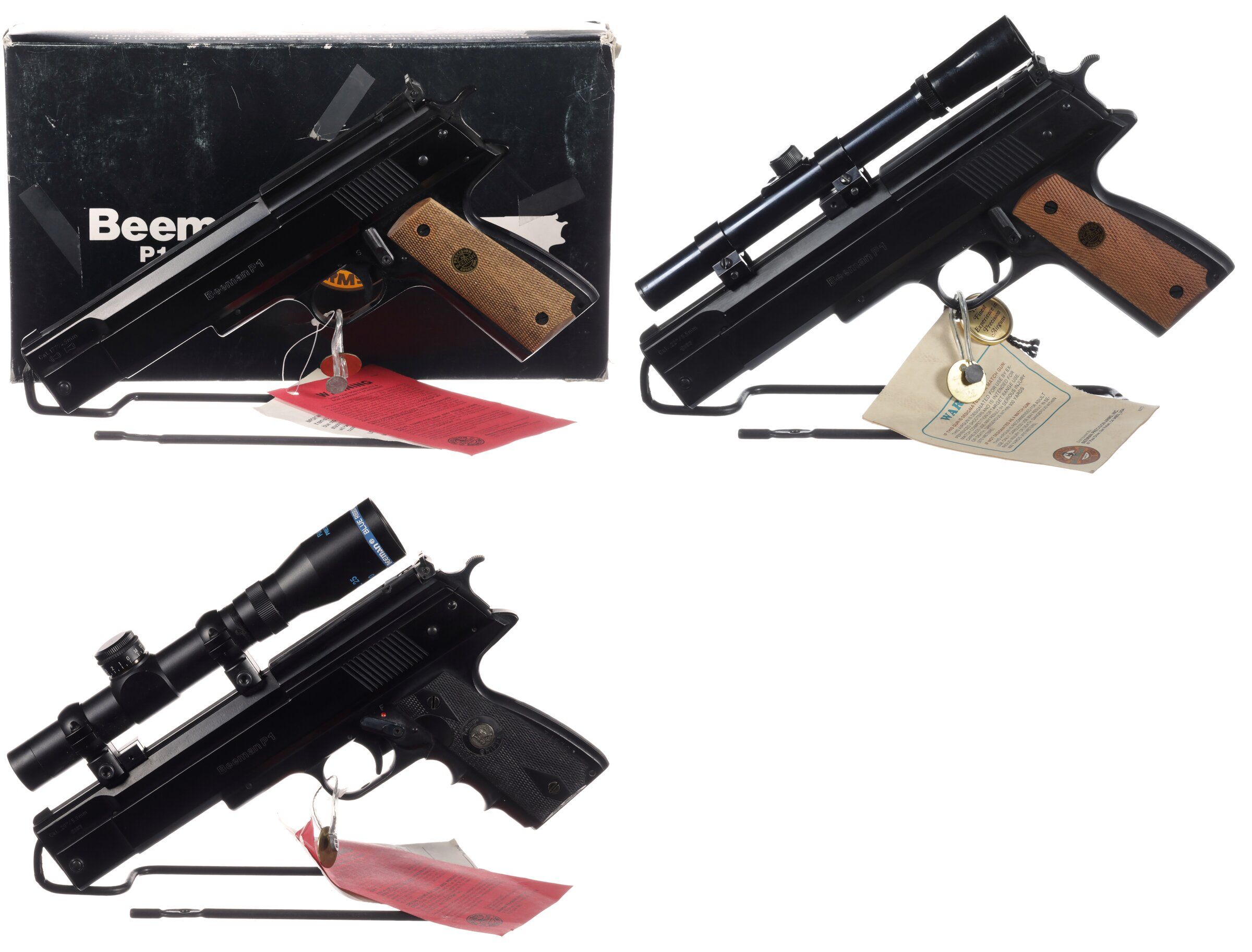 Three Beeman P1 Magnum Air Pistols | Rock Island Auction