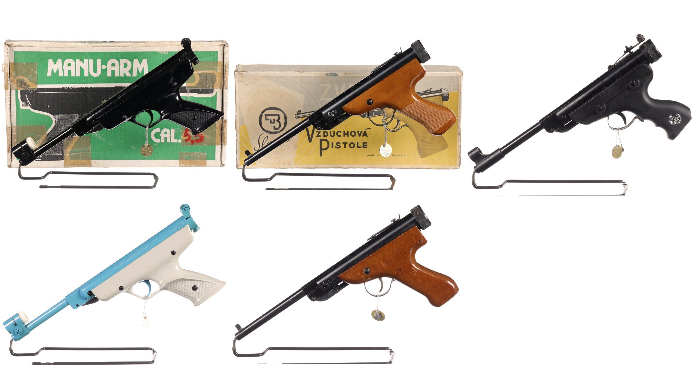 Five Break Action Air Pistols | Rock Island Auction