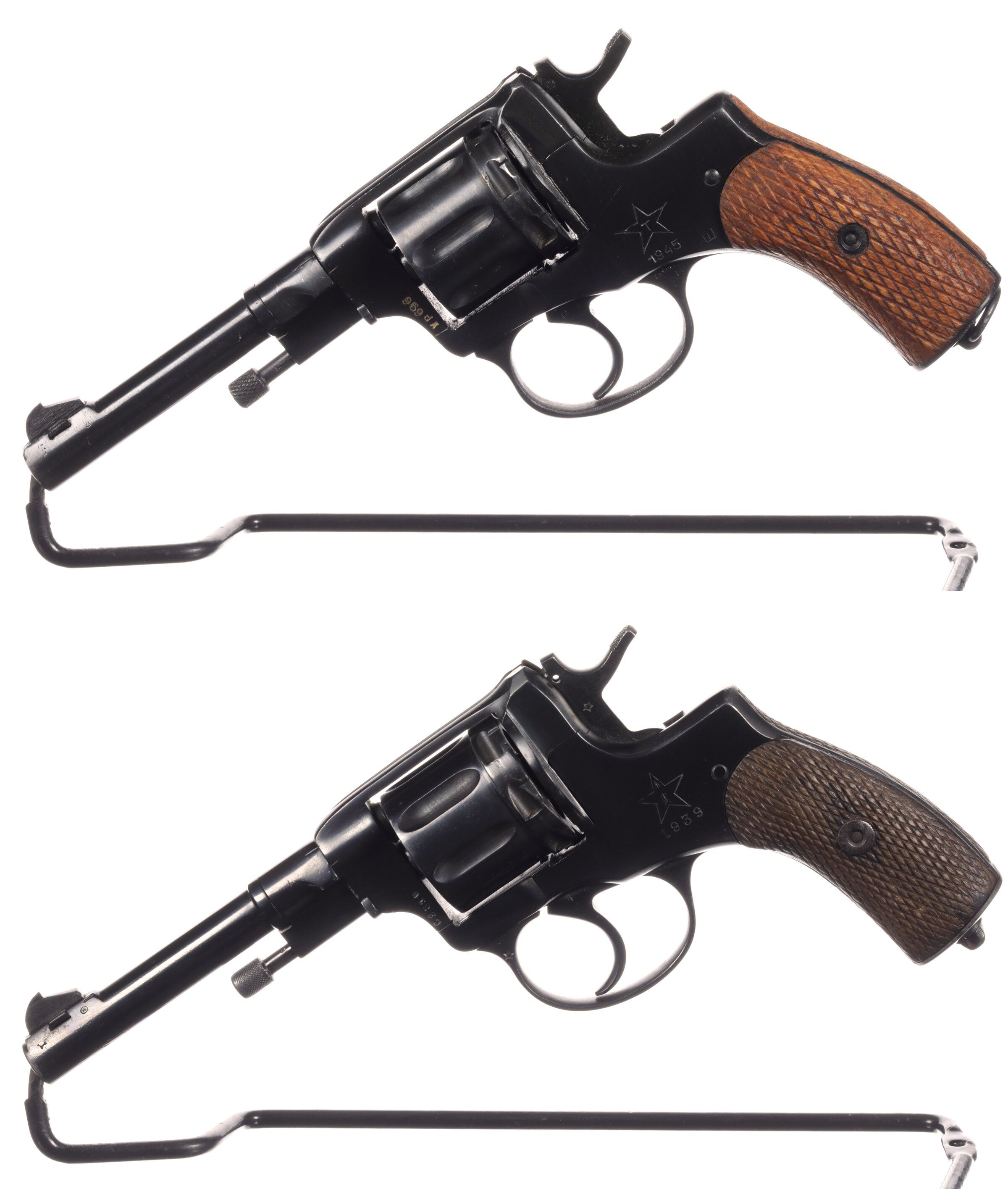 Two Soviet Nagant M1895 Double Action Revolvers | Rock Island Auction