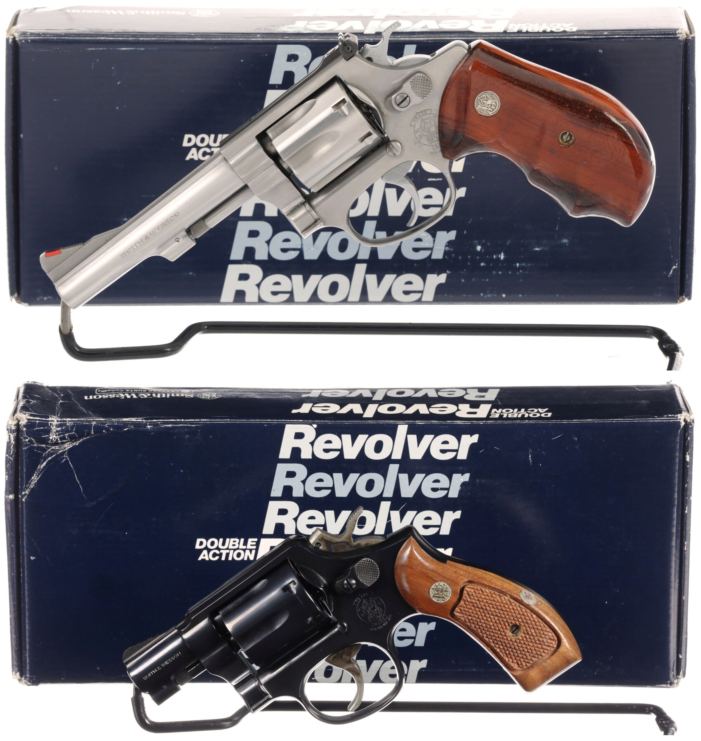 Two Smith & Wesson Double Action Revolvers with Boxes | Rock Island Auction