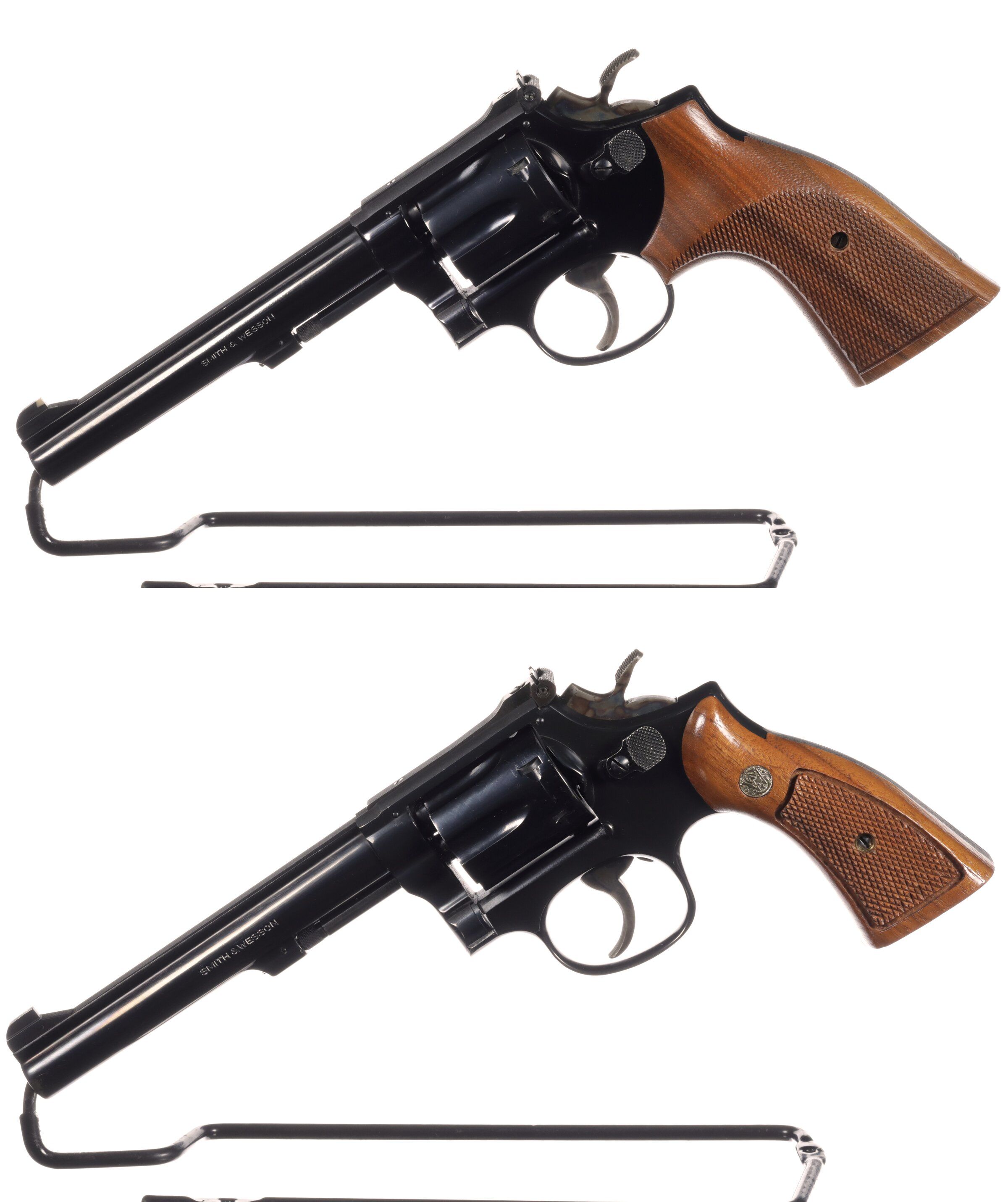 Two Smith & Wesson Model 17 Double Action Revolvers | Rock Island Auction