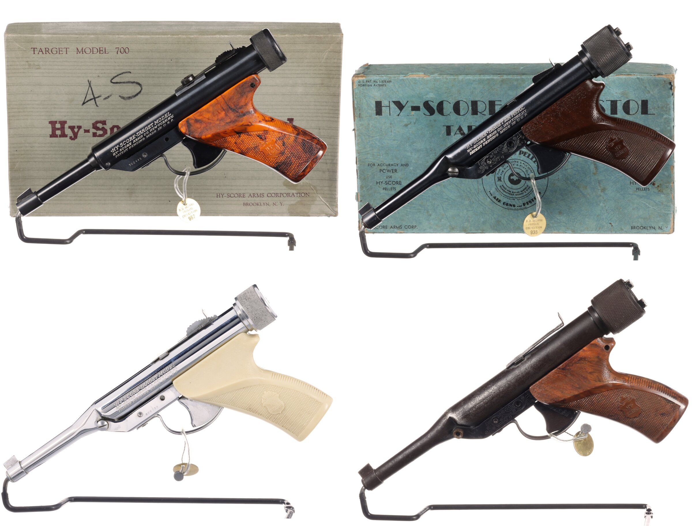 Four Hy-Score Air Pistols | Rock Island Auction