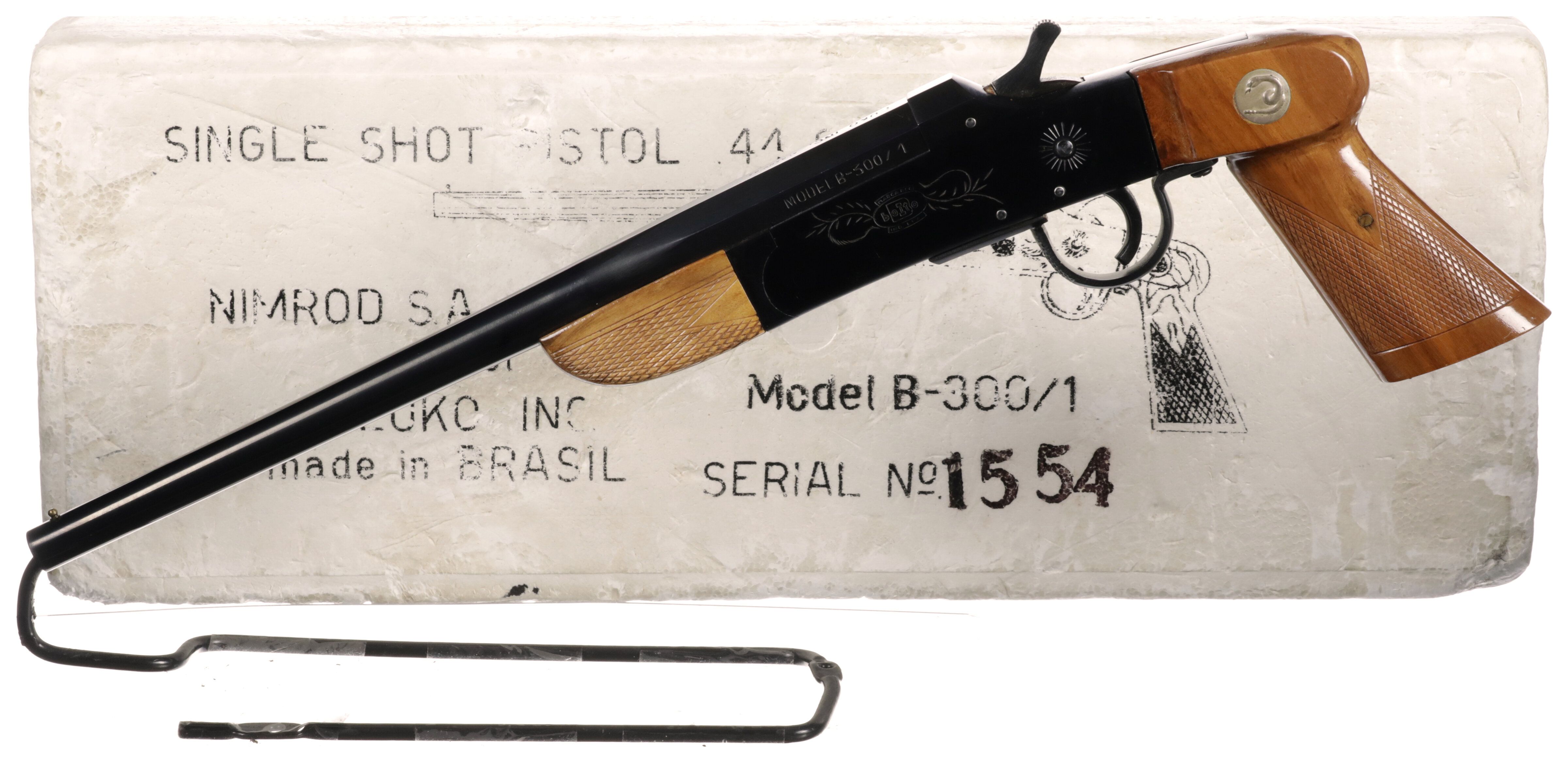Boito Model B-300/1 Nimrod SA Snake Single Shot Pistol | Rock Island ...