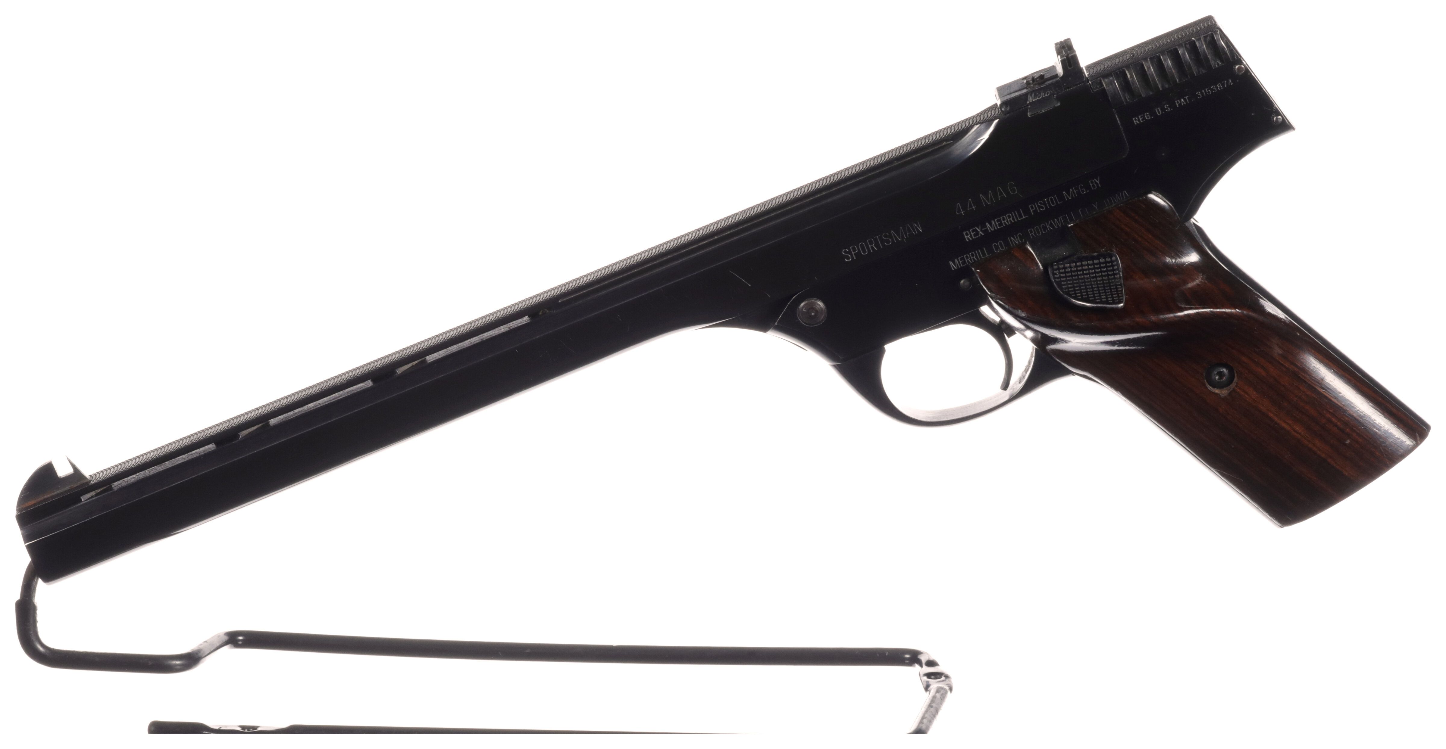 Early Iowa Built Rex-Merrill Sportsman Single Shot Pistol | Rock Island ...