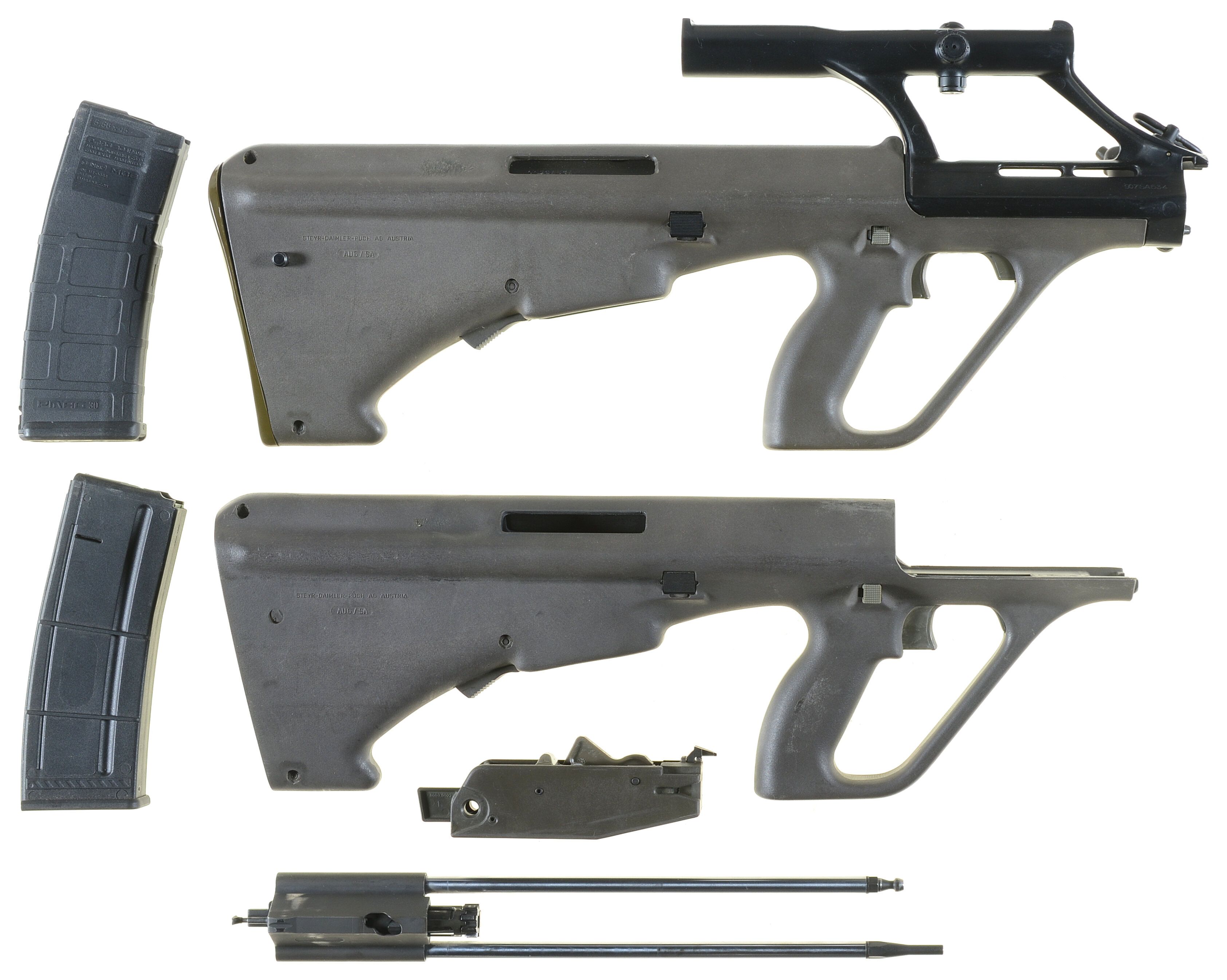 Steyr AUG Semi-Automatic Receiver with Extra Parts | Rock Island Auction
