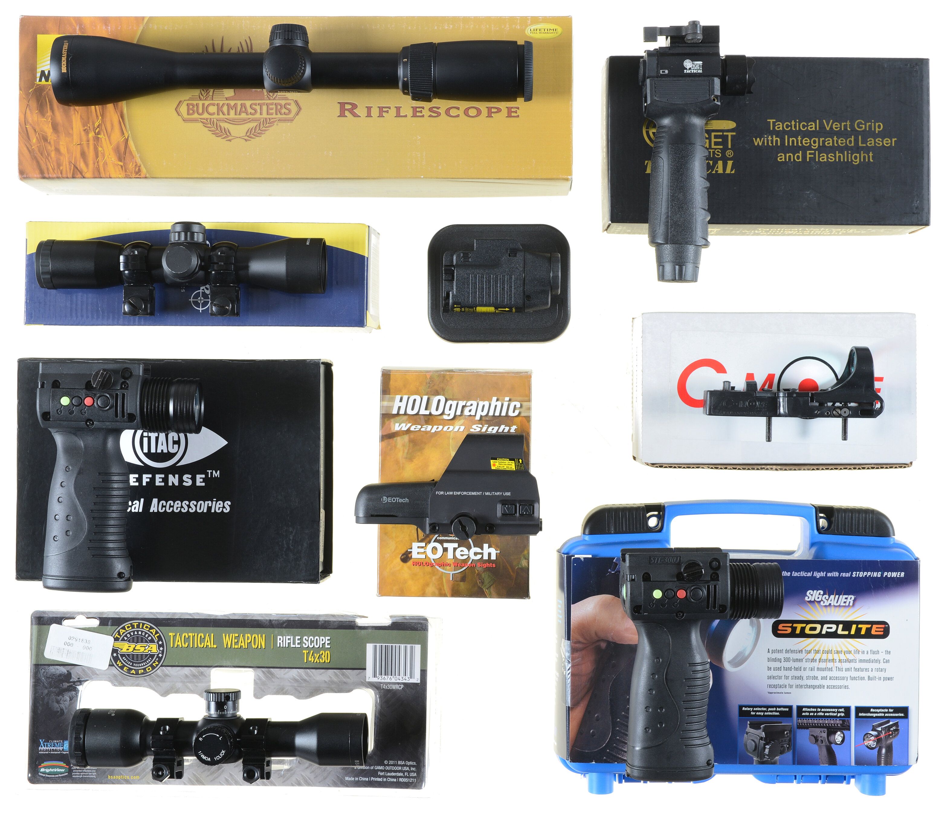 Group of Assorted Firearms Optics and Accessories | Rock Island Auction