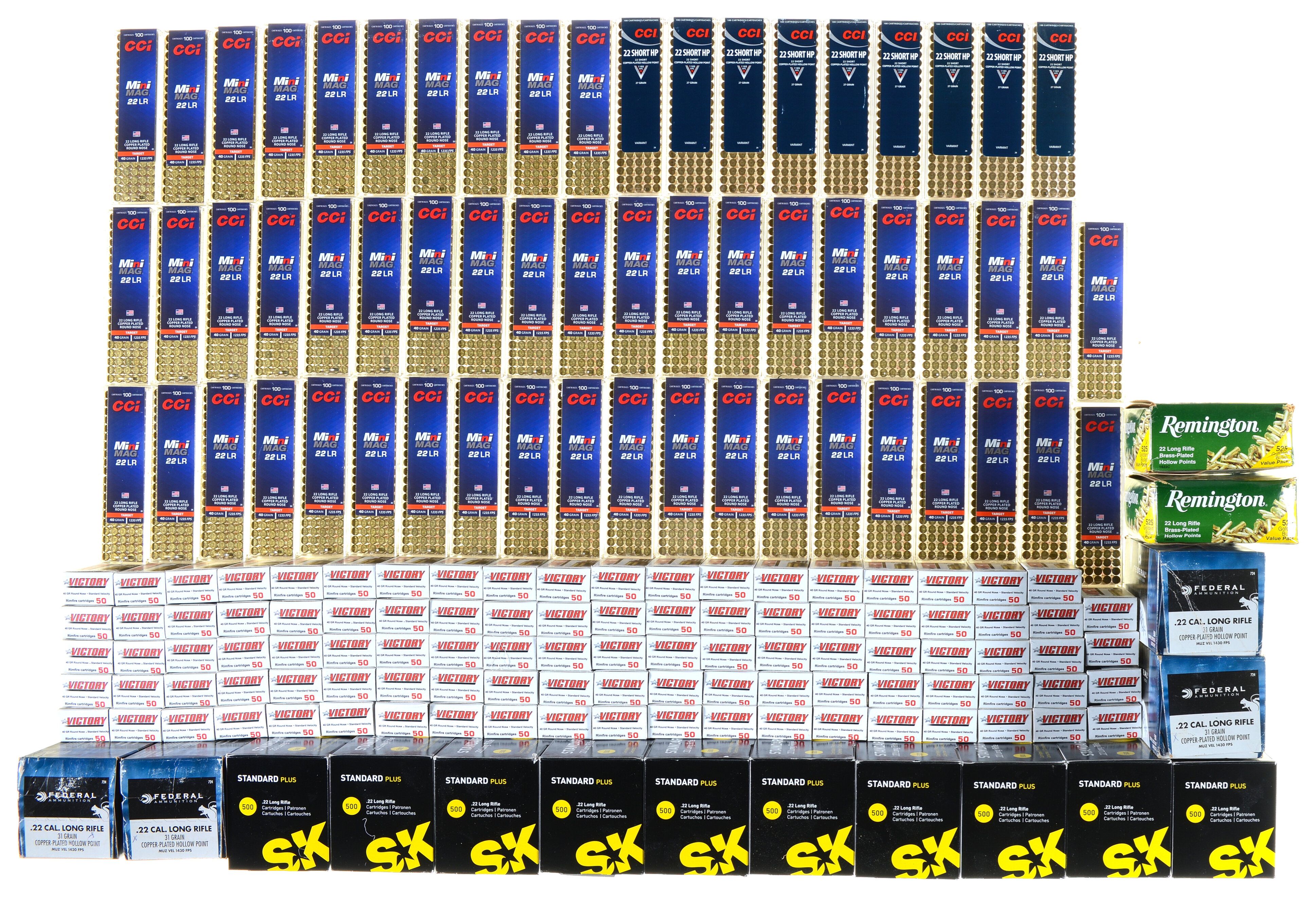 Large Group of .22 Caliber Rimfire Ammunition | Rock Island Auction