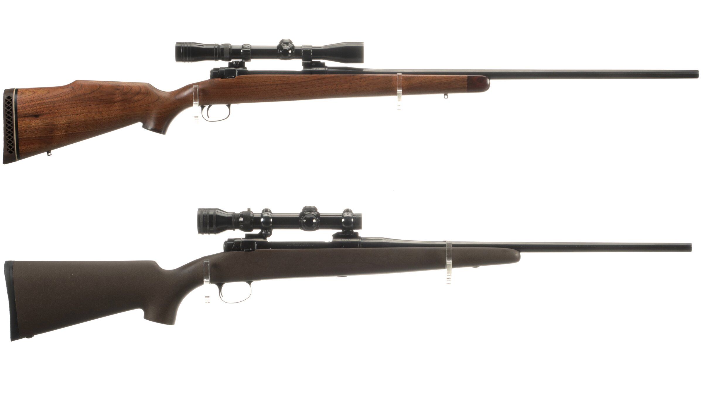 Two Savage Model 110L Left Handed Bolt Action Rifles with Scopes | Rock ...