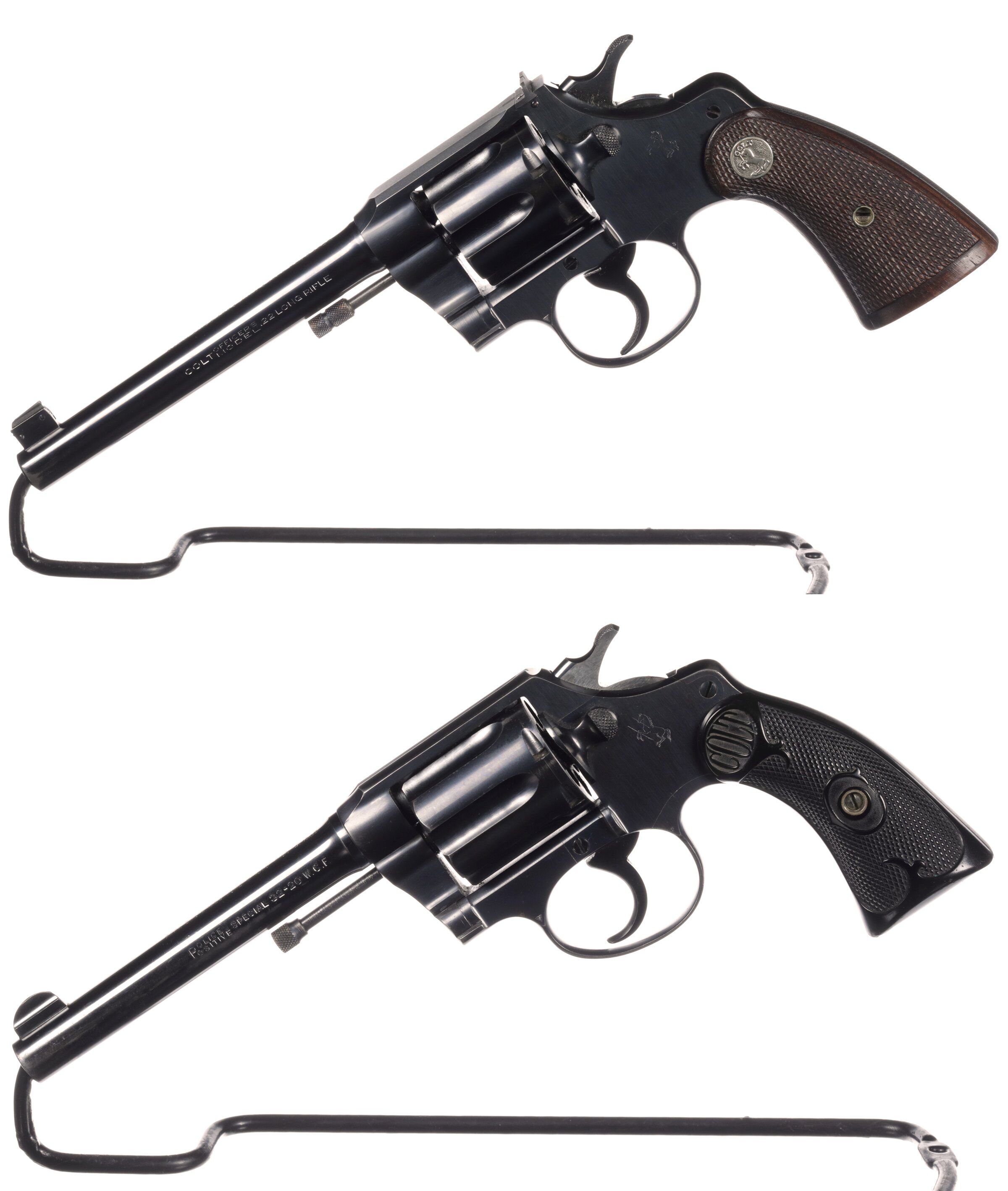 Two Colt Double Action Revolvers | Rock Island Auction