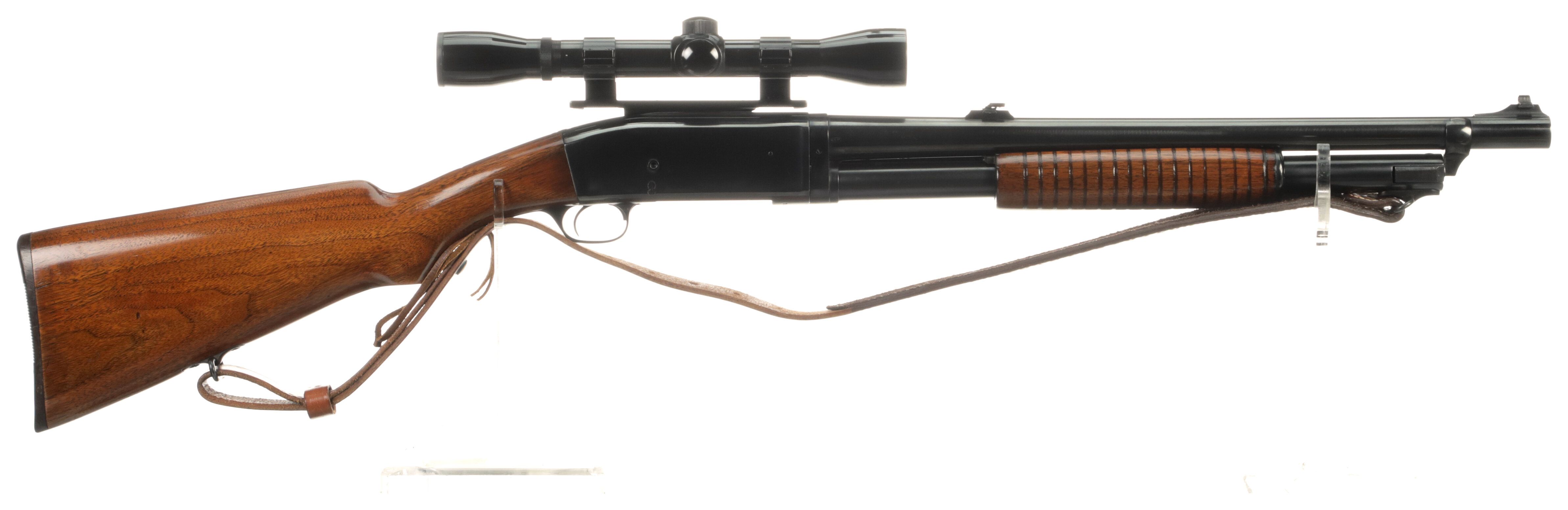 U.S. Remington Model 10 Slide Action Shotgun with Animal Prints | Rock ...