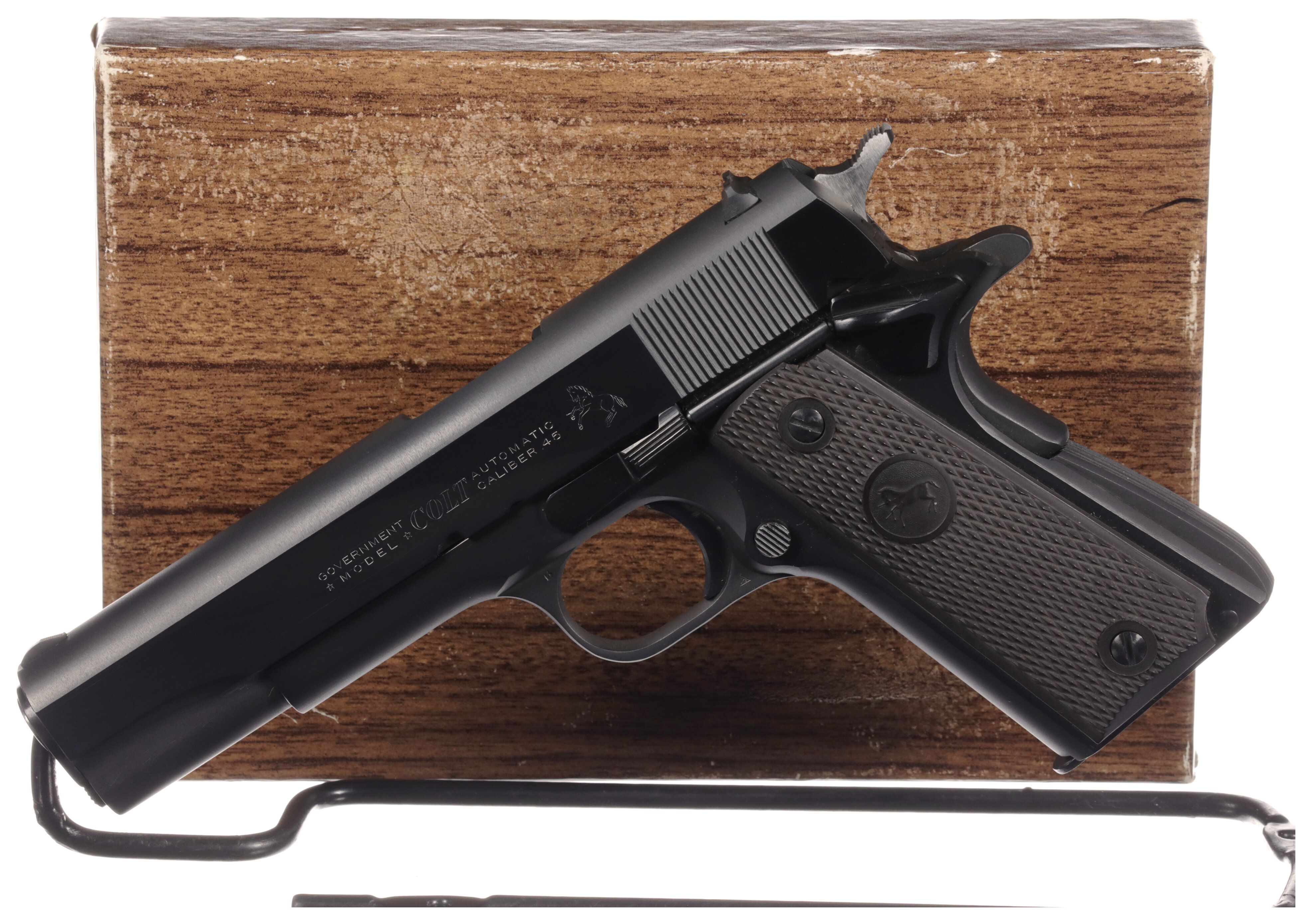 Colt Government Model Semi-Automatic Pistol with Box | Rock Island Auction