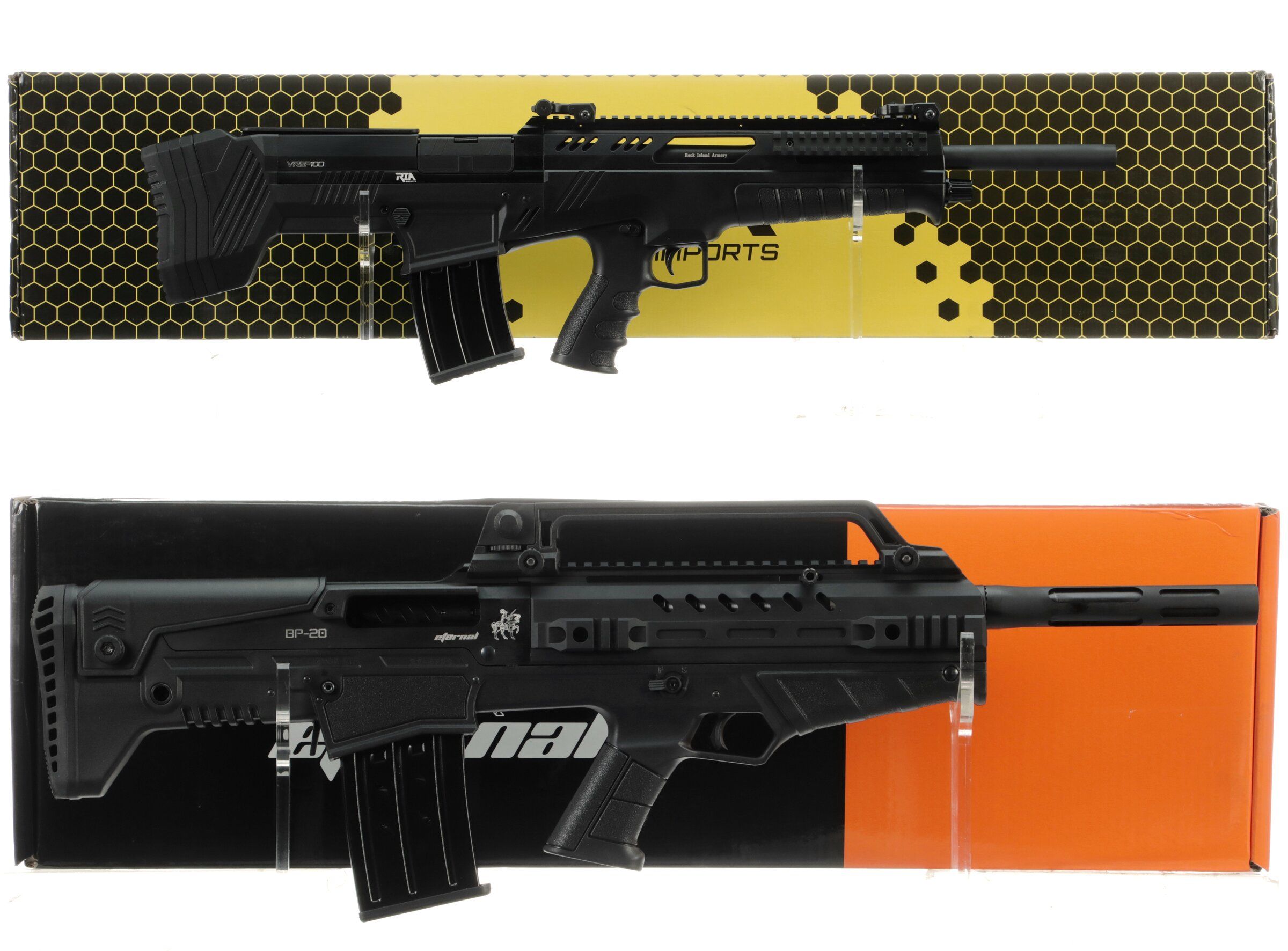 Two Semi Automatic Shotguns With Boxes Rock Island Auction